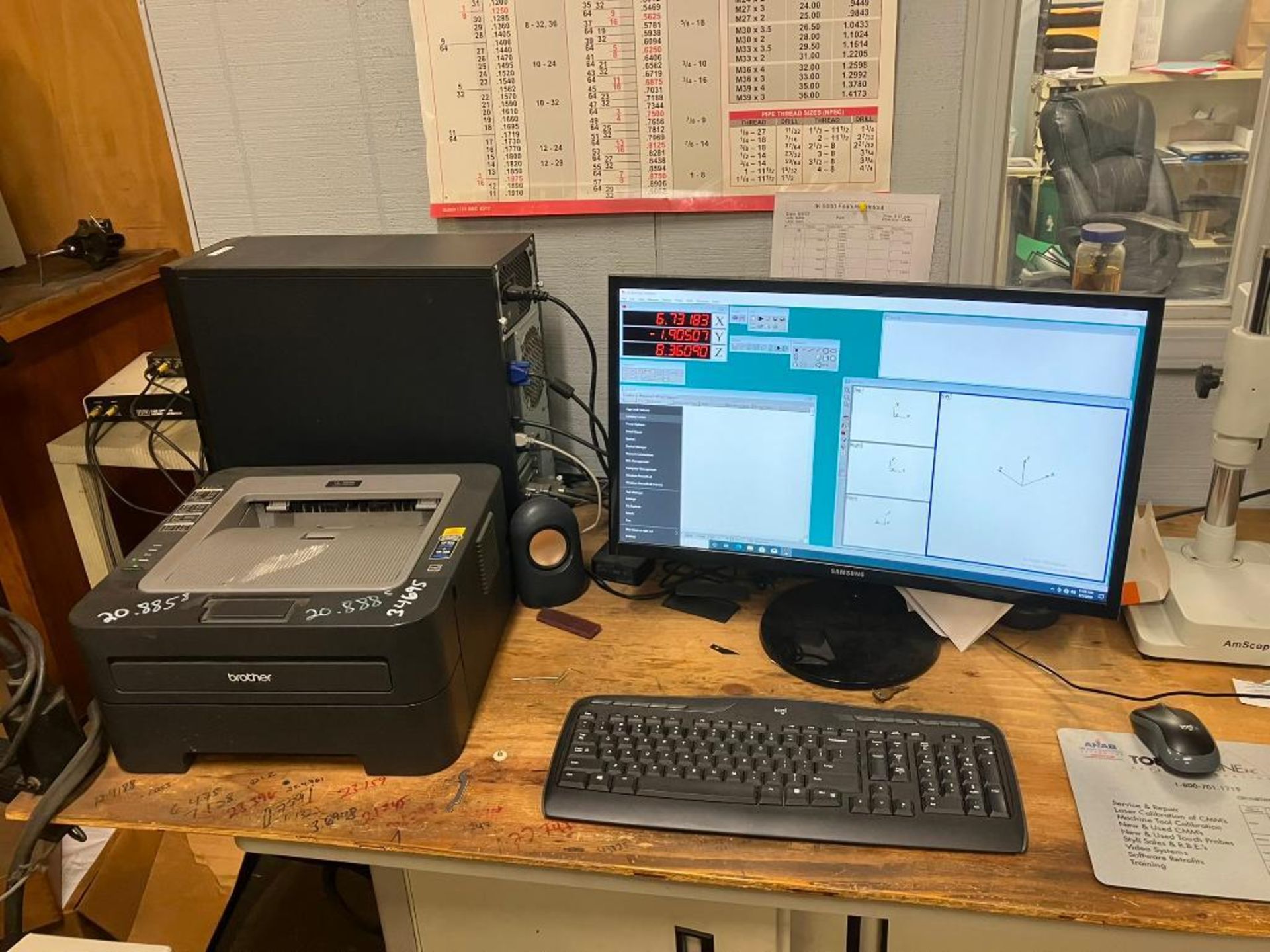 Microstar Model 430-201 CNC Coordinate Measuring Machine