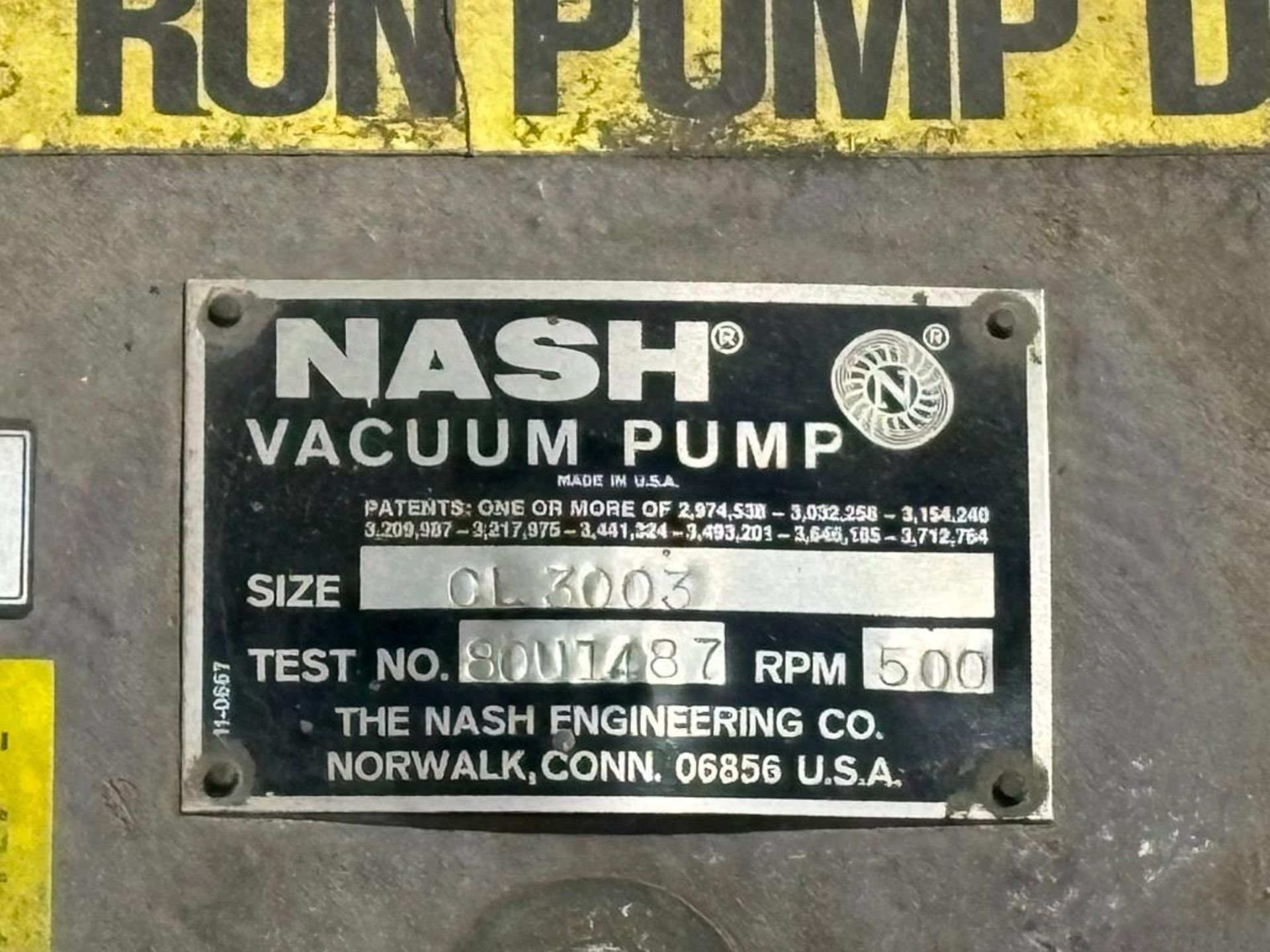 Nash CL-3003 Vacuum Pump w/ Siemens 200HP Motor