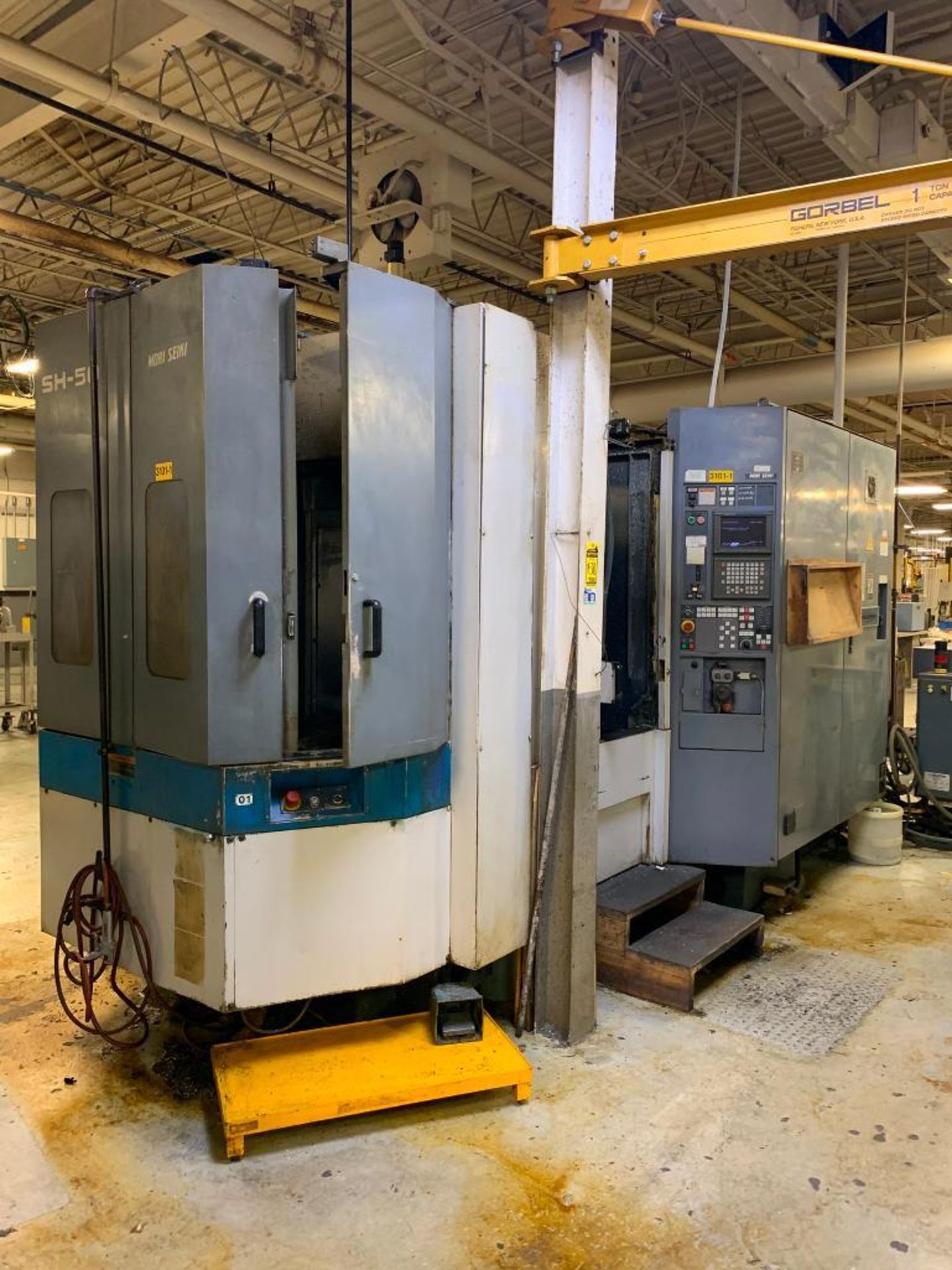 Mori Seiki SH-50 Horizontal CNC Machining Center, 60-Station ATC, 40 ...