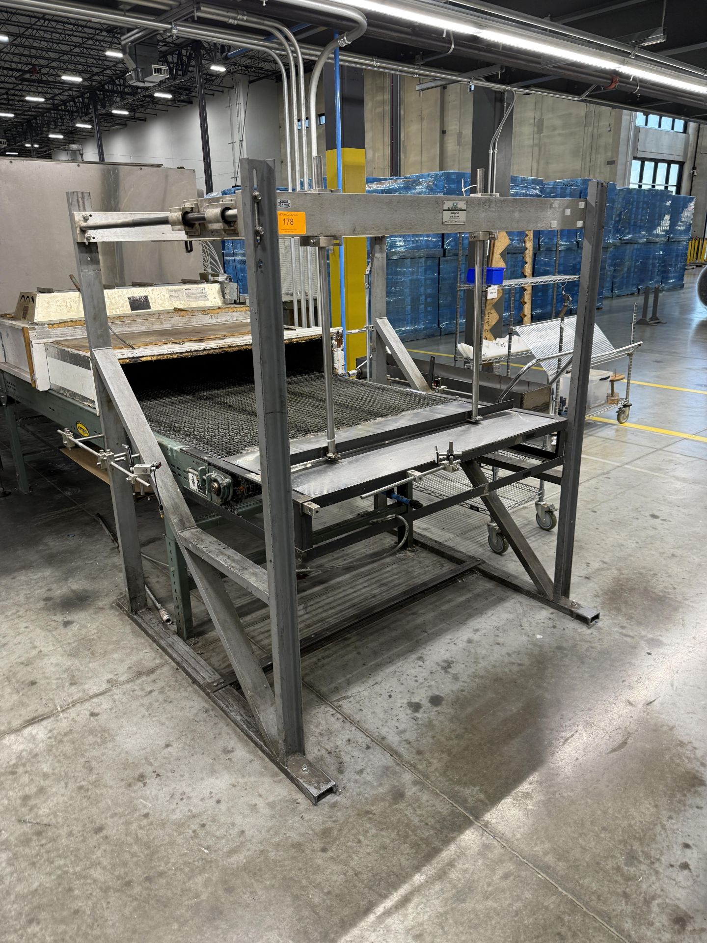 Elf Machinery Model 36" Push Station, S#0599073-3 - Subject to Bulk Bid ...