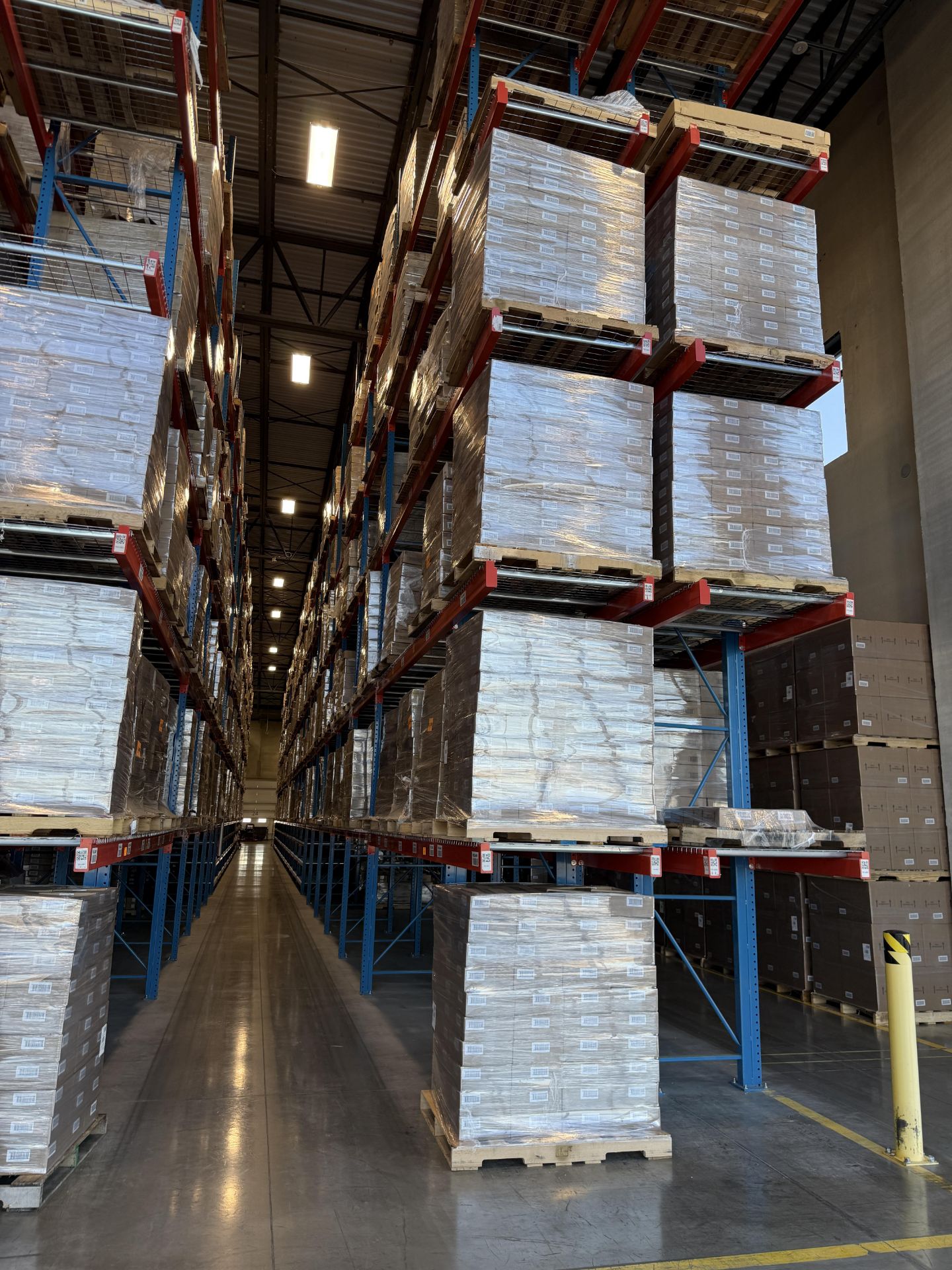Steel King Pallet Racking- 20 Sections- Section (QTY 2) Approx 144" L ...