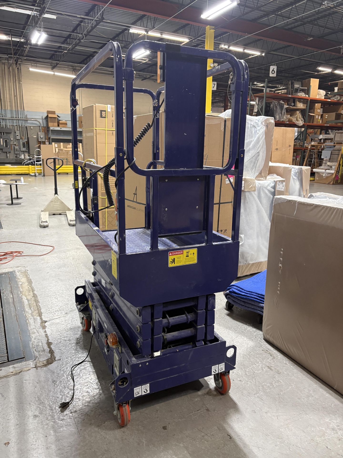 2021 Ballymore Manually Propelled Electric Scissor Lift #MSL-12, Hours ...