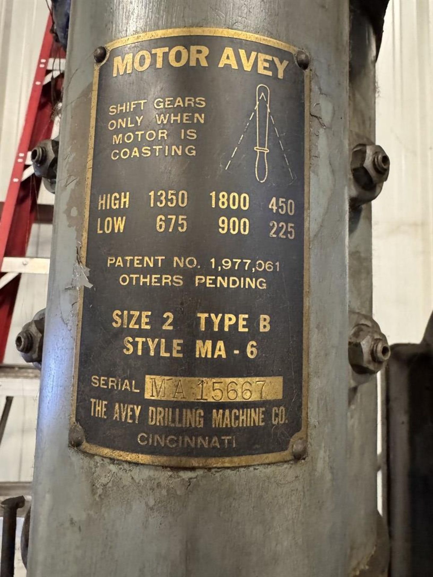 AVEY 5-Head Gang Drill, Size 2, Type B, Style MA-6, 225-1800 Spindle ...