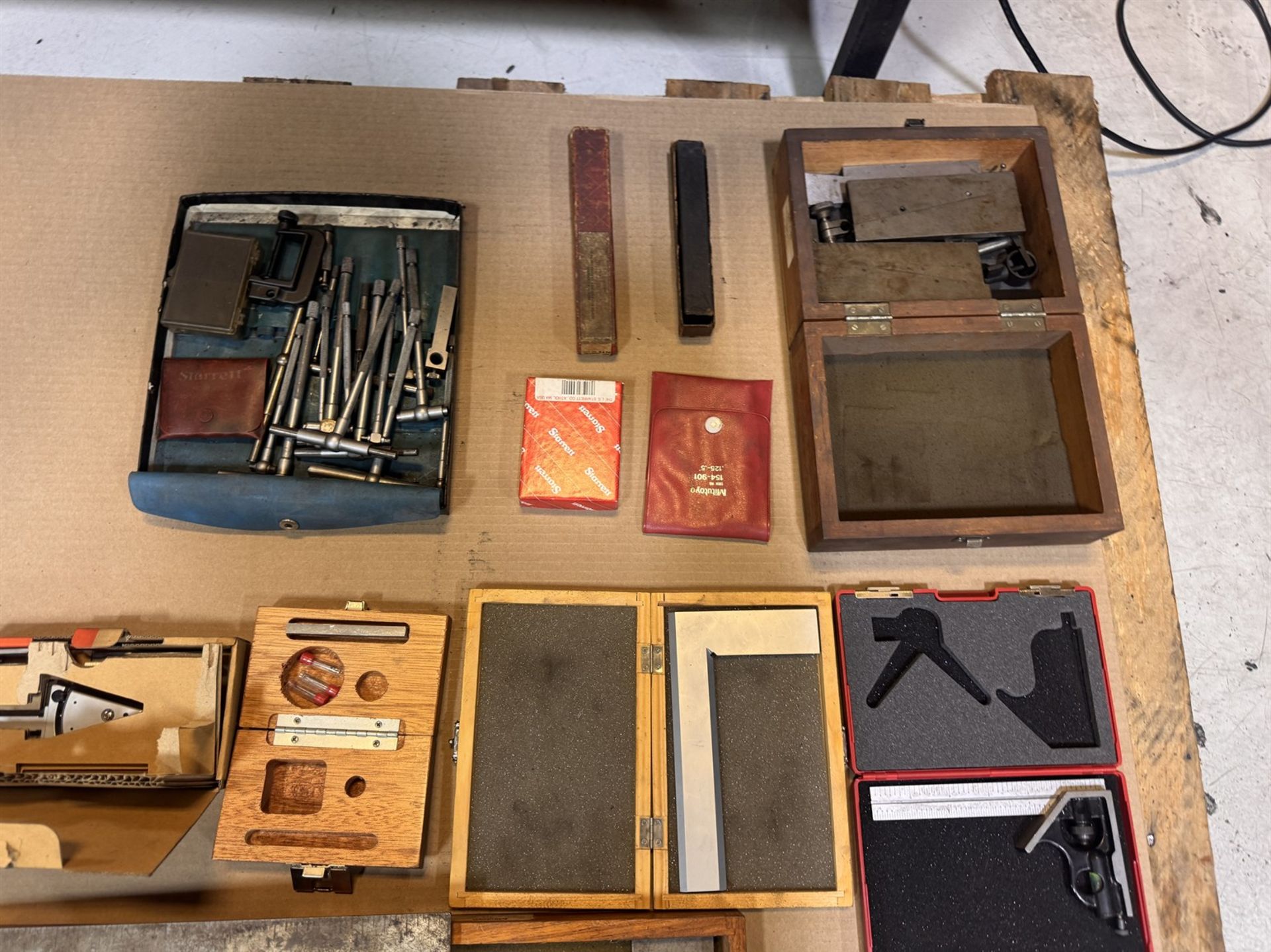 Pallet Comprising Precision Squares, Protractors, Telescoping Gauges ...