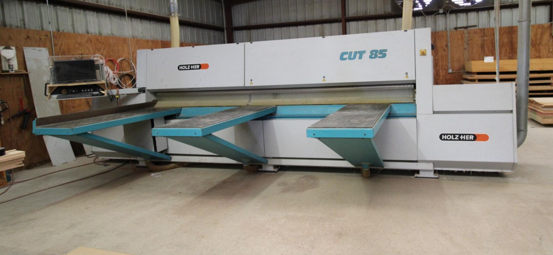 AUTOMATIC PANEL SAW, HOLZ-HER MDL. CUT 85, front load automatic panel saw