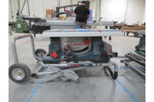 Bosch TS3000 Gravity Rise Portable 10" Table Saw on Stand