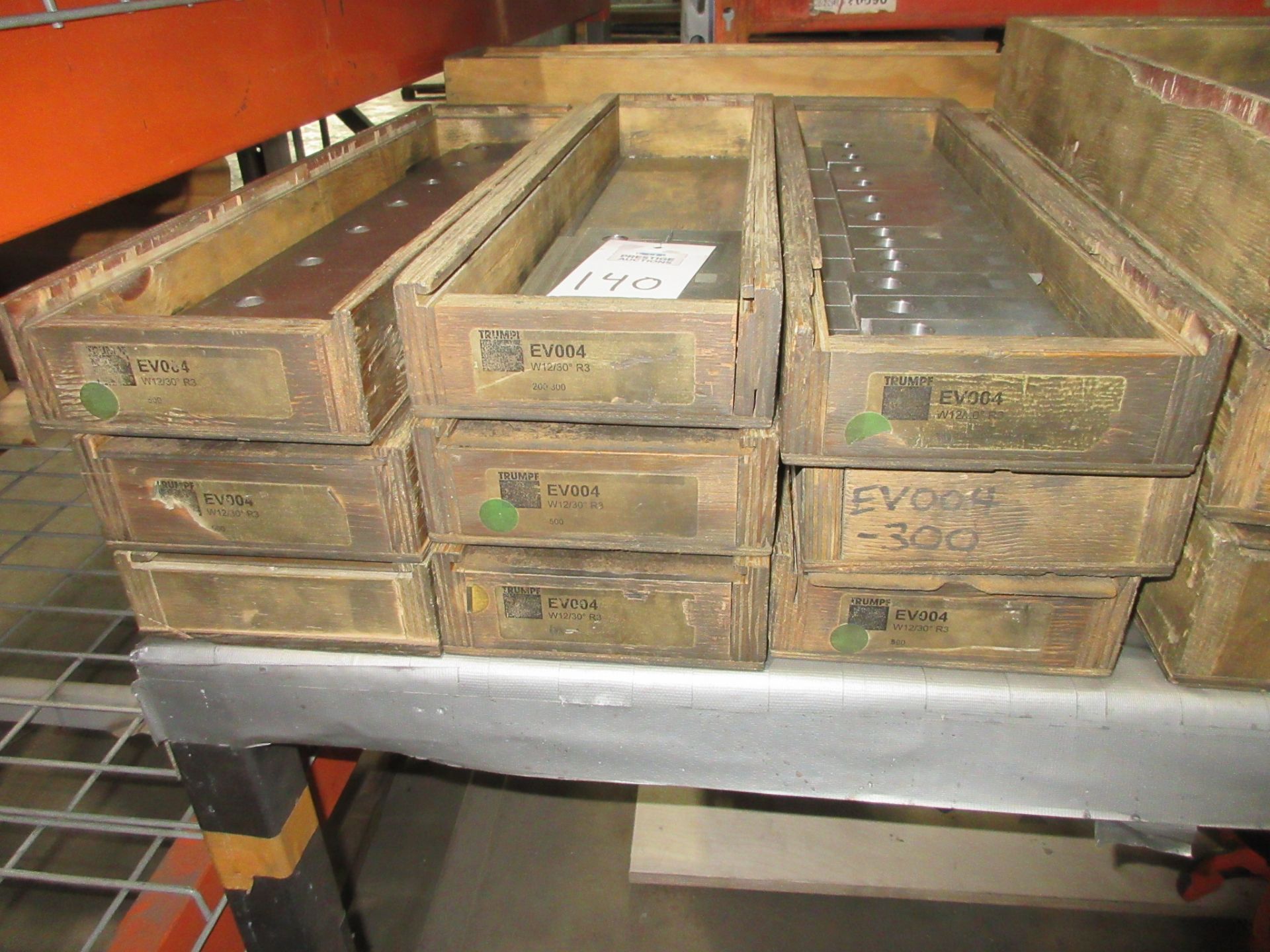 Assorted Trumpf Hemming & Fold Brake Dies, OW210/S. EV004, FWZ, ETC