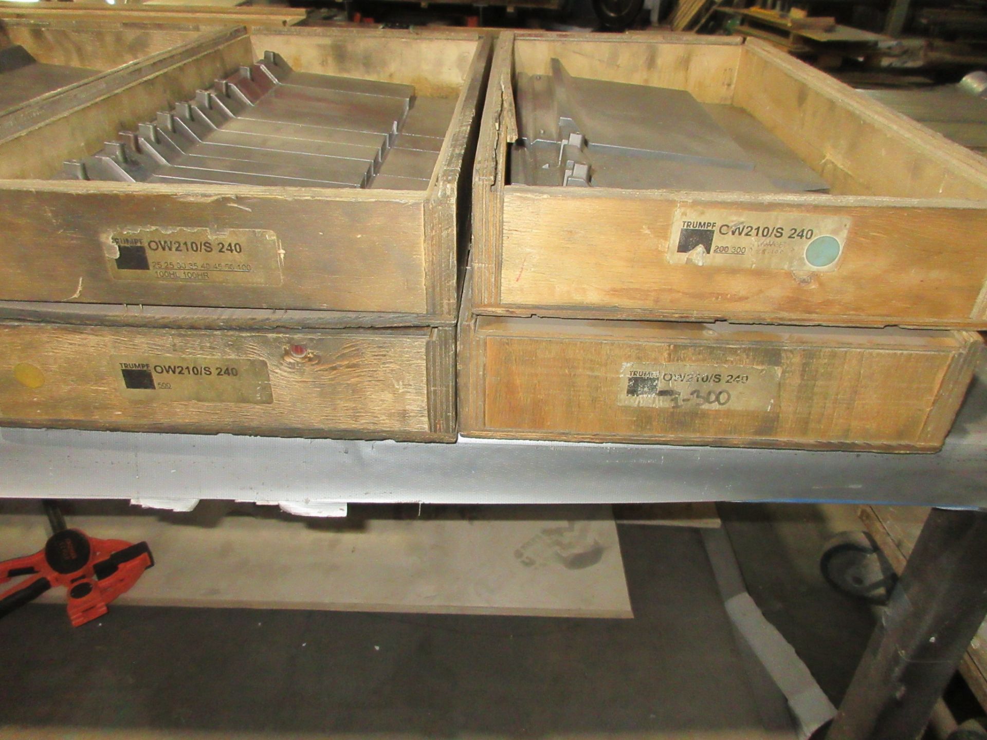Assorted Trumpf Hemming & Fold Brake Dies, OW210/S. EV004, FWZ, ETC