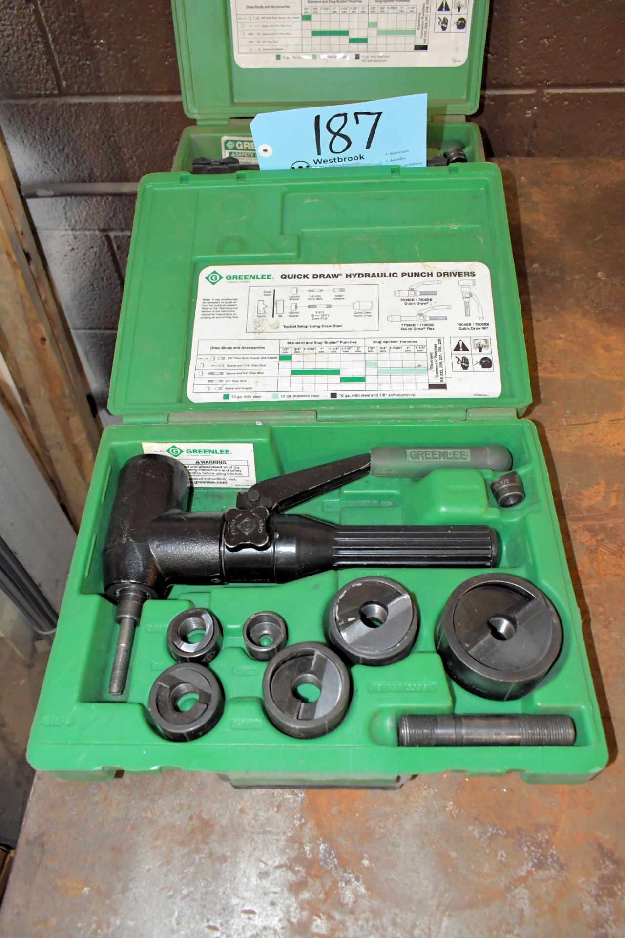 Greenlee Model 7906SB Quick Draw 90 Degree Punch Driver with 1/2" to 2 ...
