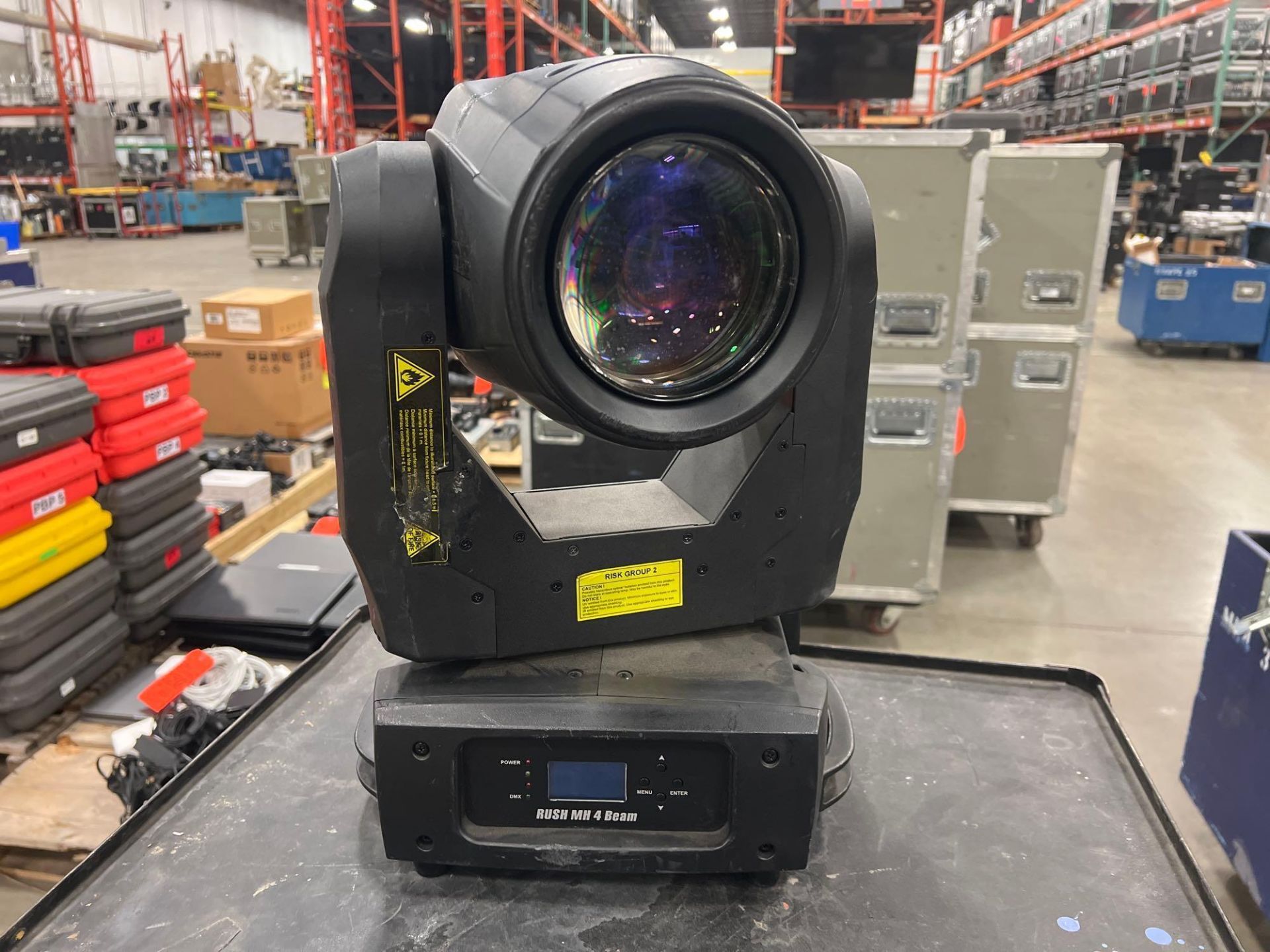 Lot of (12) Martin Professional Rush MH 4 Beam Moving Head Fixtures ...