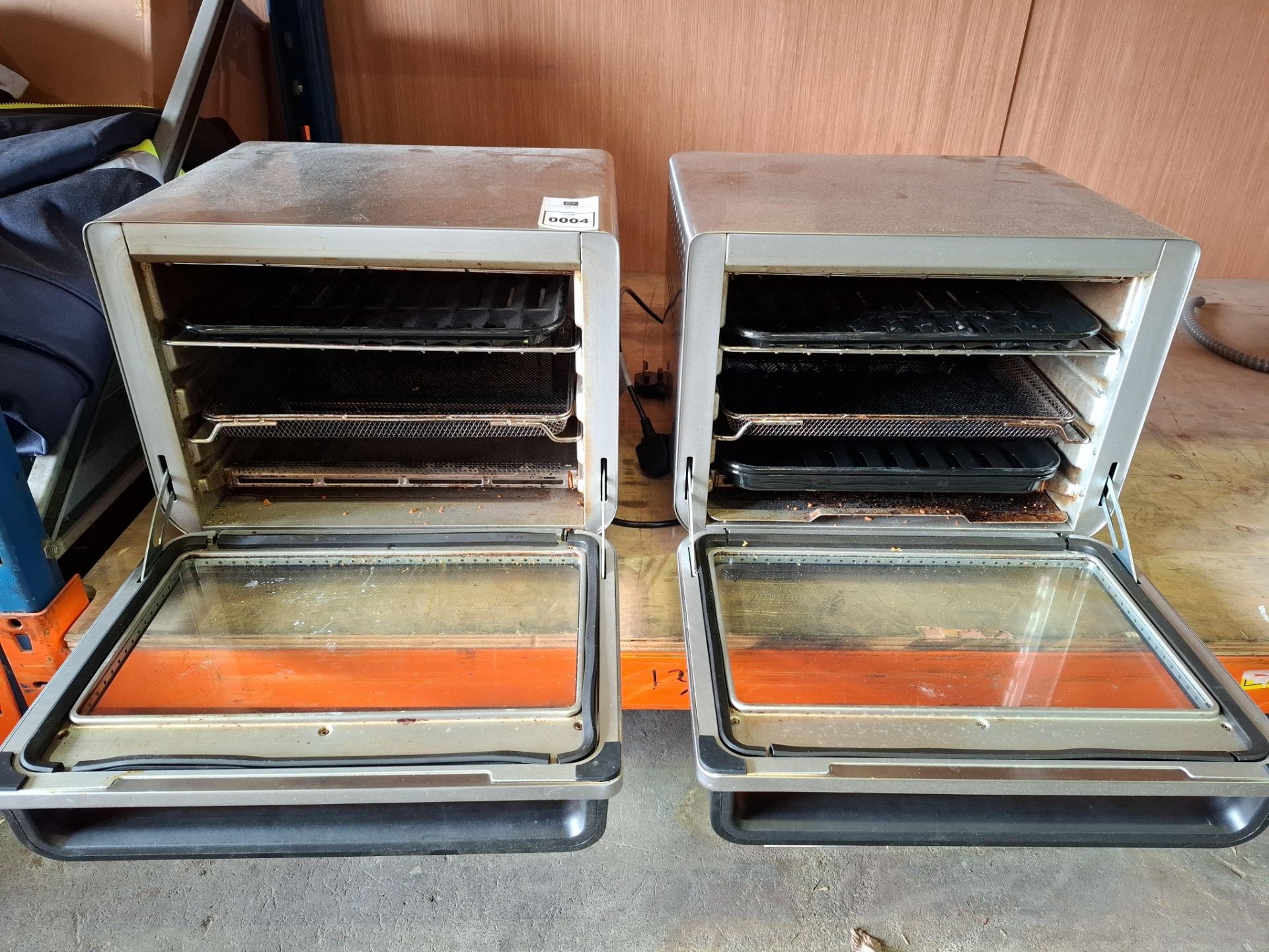2 X NINJA 10 IN 1 MULTIFUNCTION OVENS IN SILVER / BLACK MODEL NUMBER ...