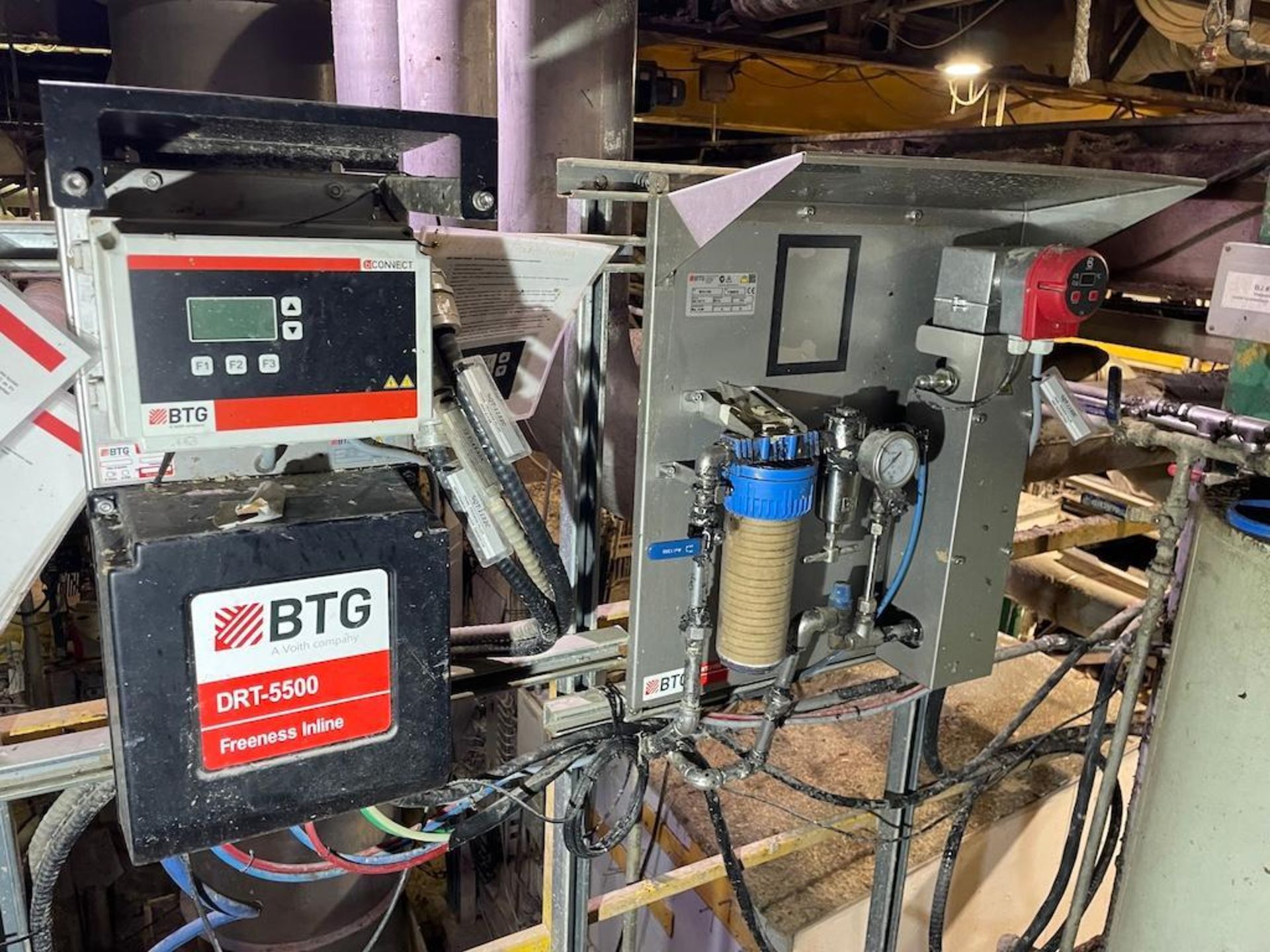 LOT BTG PULP-TECH REFINING ANALYZER MODEL: DRT5200, BTG FREENESS INLINE ...