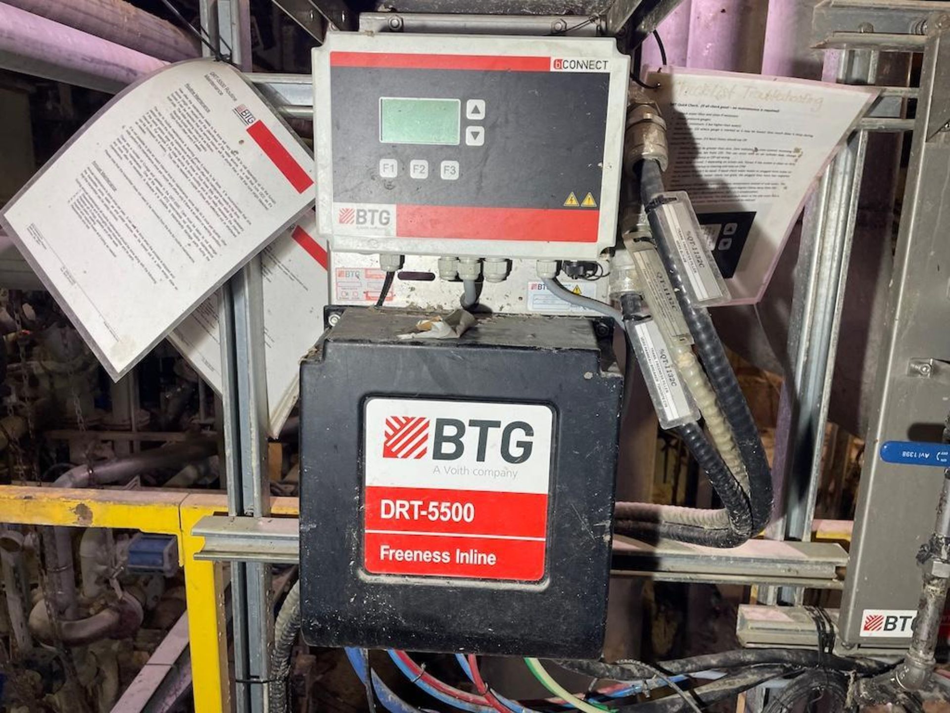 LOT BTG PULP-TECH REFINING ANALYZER MODEL: DRT5200, BTG FREENESS INLINE ...