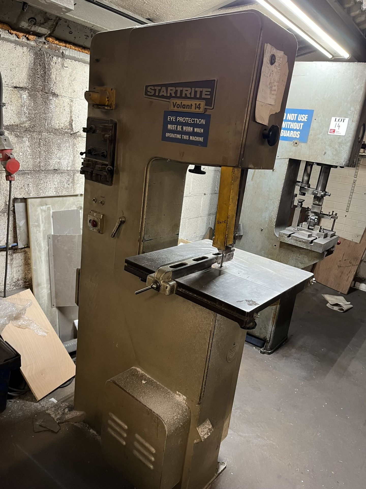 Startrite Volant 14 Vertical bandsaw Serial Number: 21229Additional ...