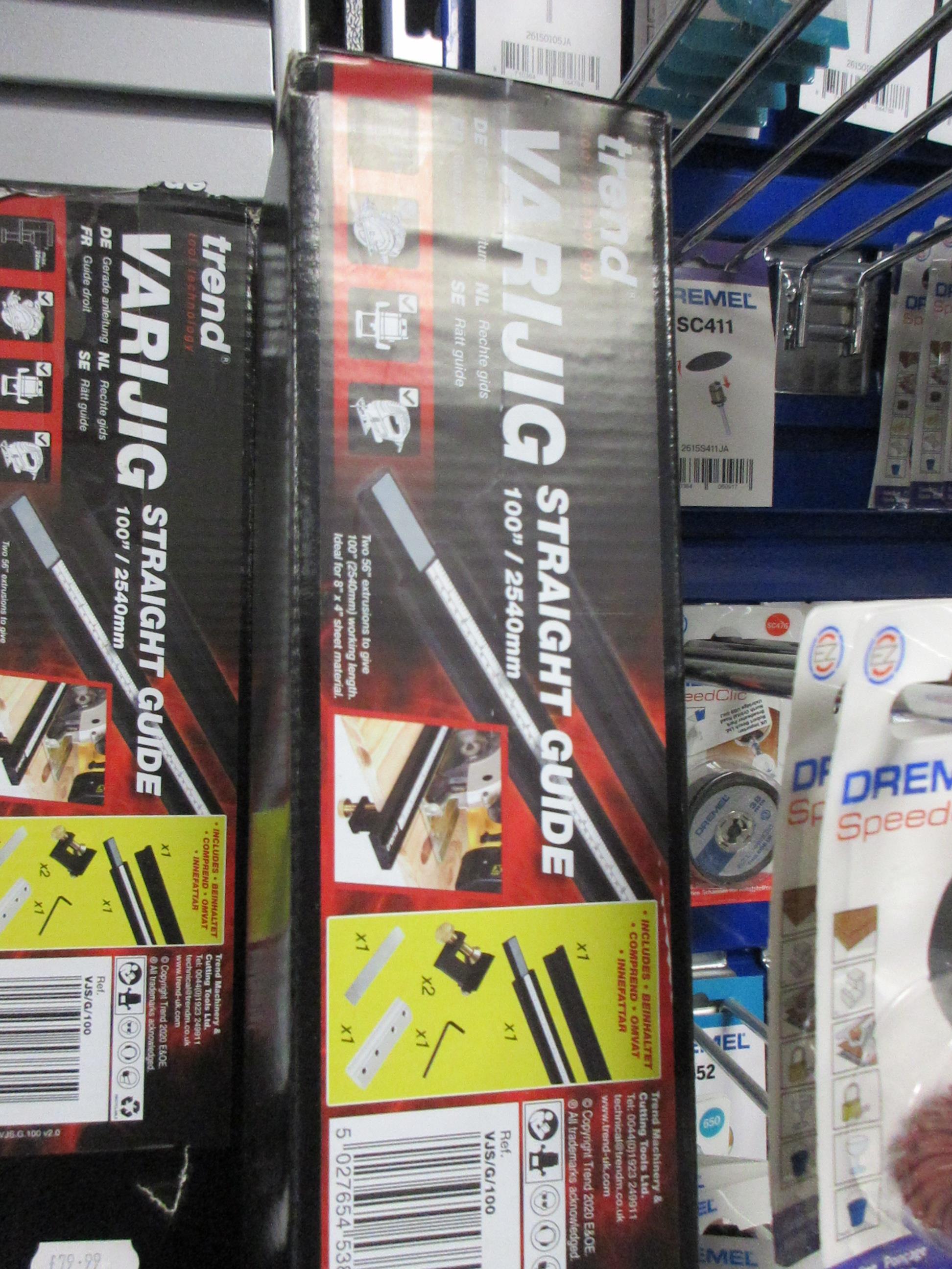 Trend Varijig straight guide, 100"/2540mm, boxed