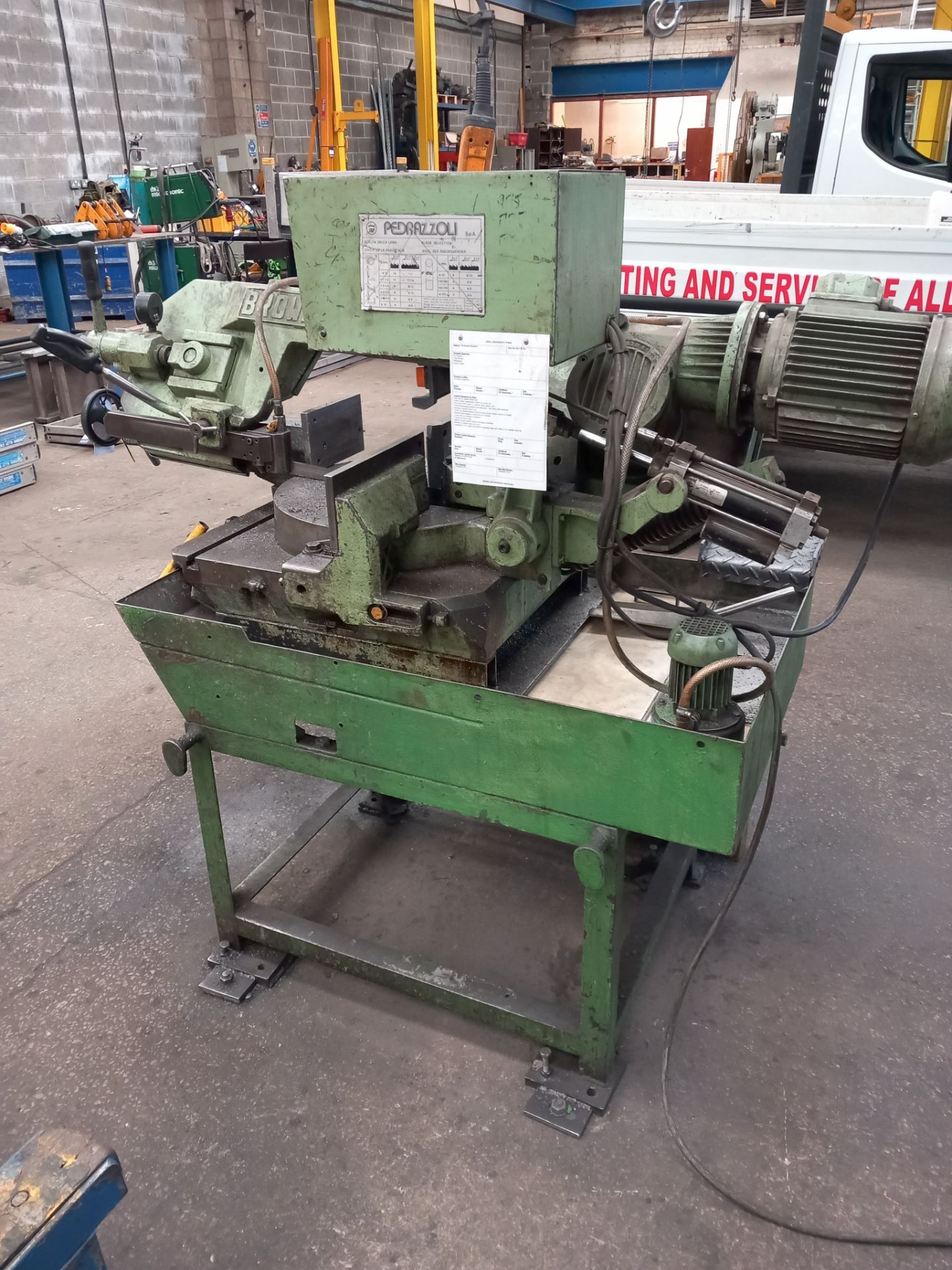 Pedrazzoli horizontal bandsaw