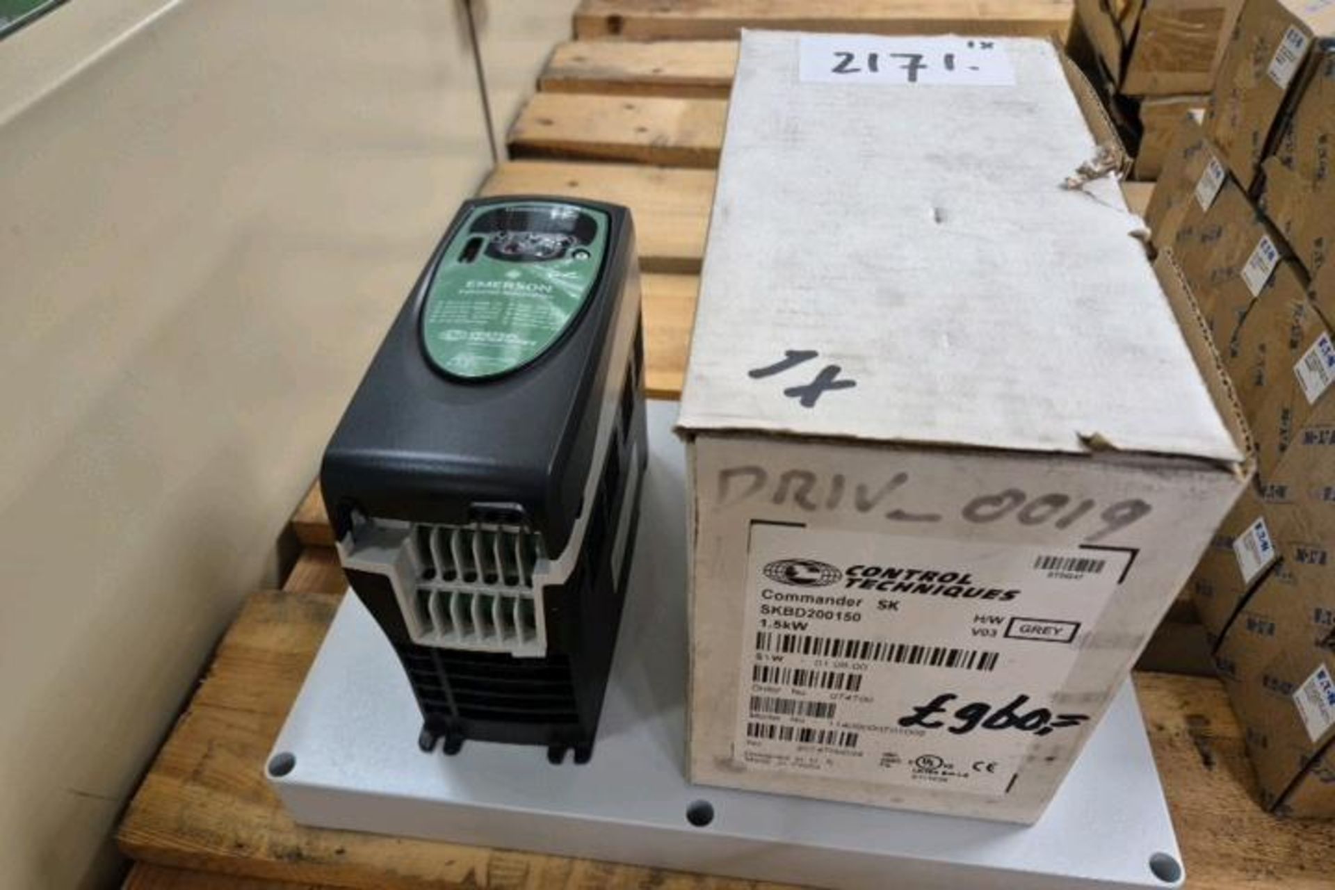 New value GBP 960 Category: Variable Frequency Drive Make: Emerson ...