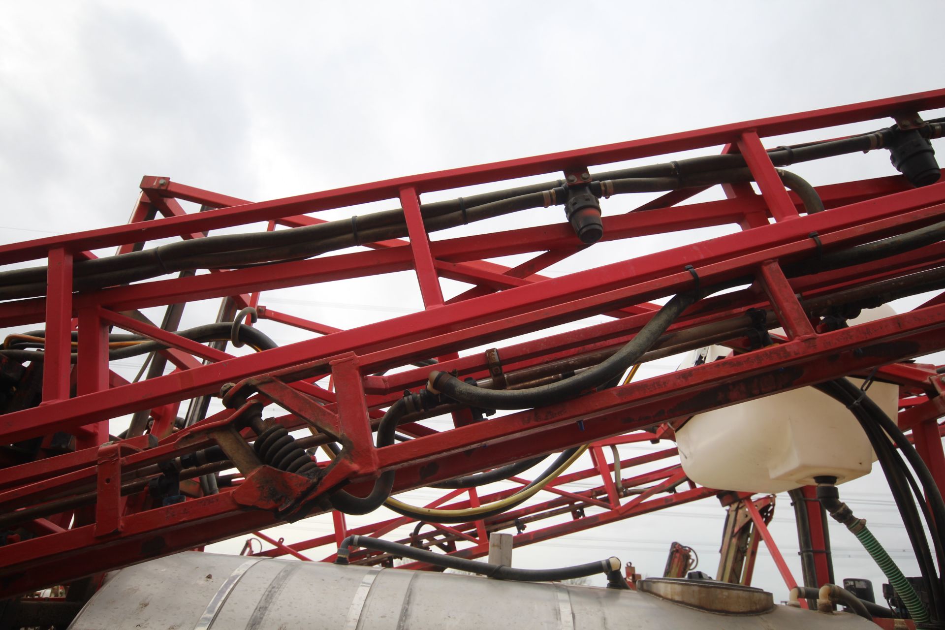 24m trailed sprayer. With stainless steel tank. Tested 04/25. Control ...