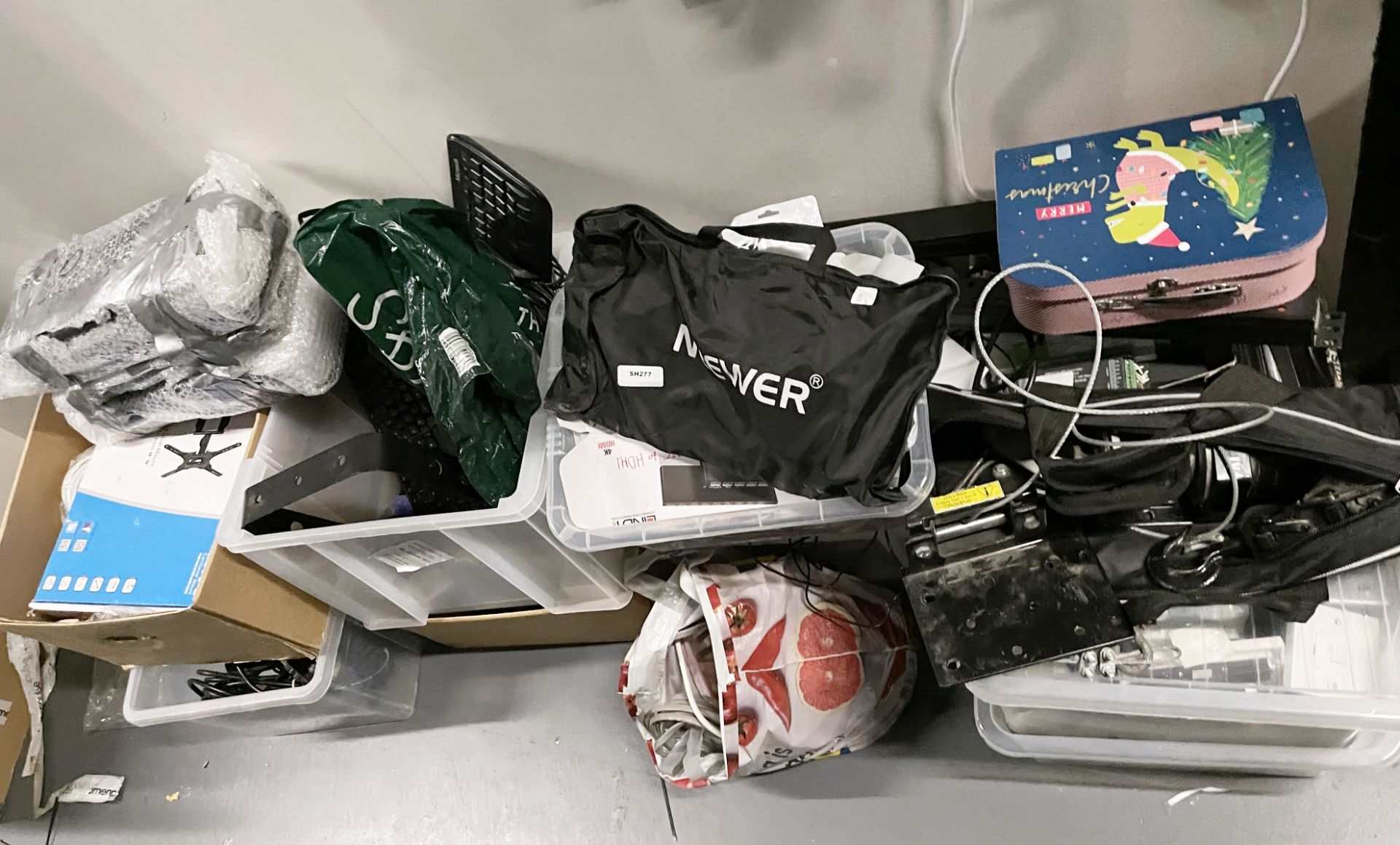 1 x Large Assorted Job Lot Including a Power Winch, Packs of Windows ...