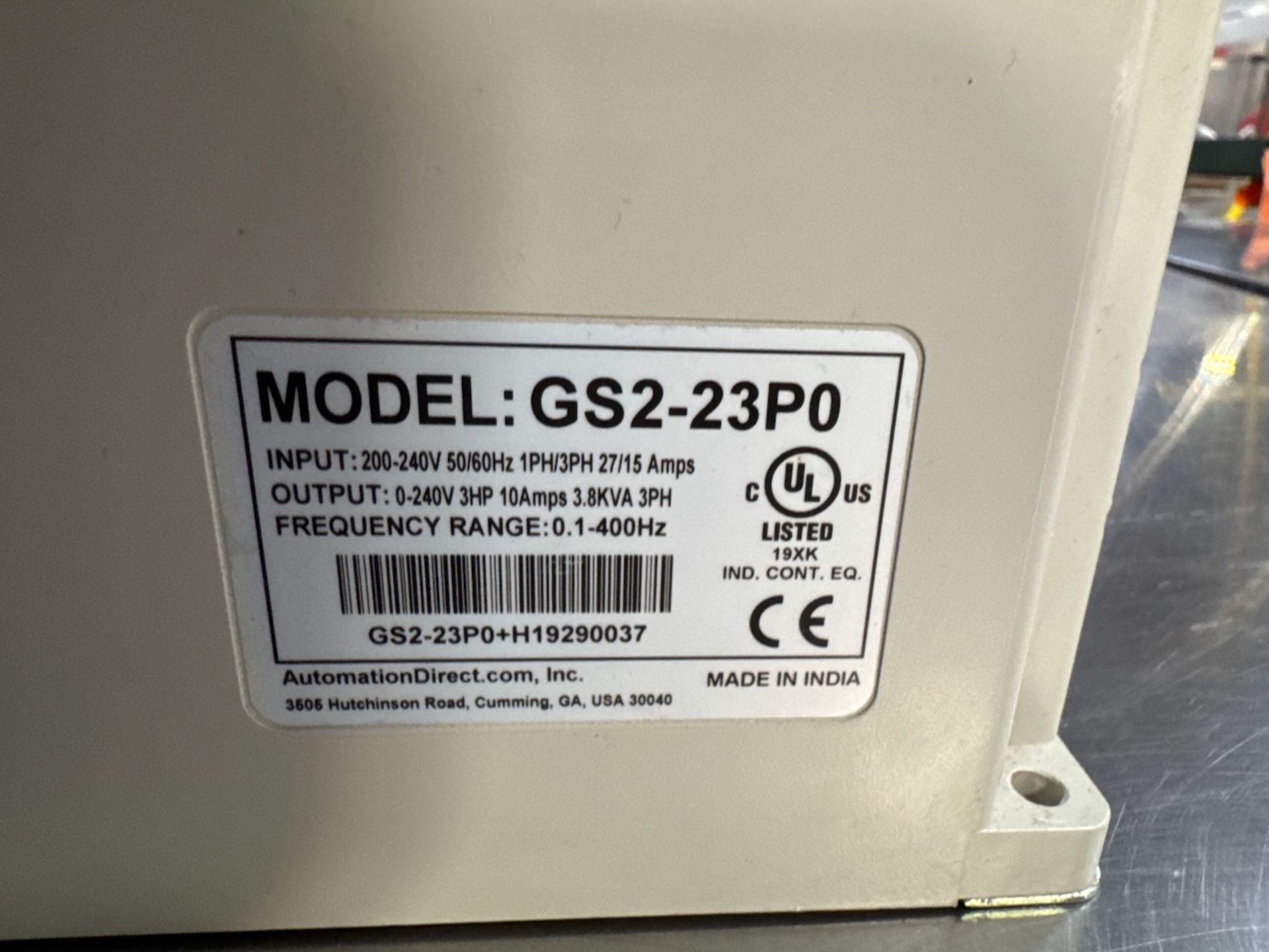 Lot of VFD's, consisting of ABB model ACS510-01-017A-4, Automation ...