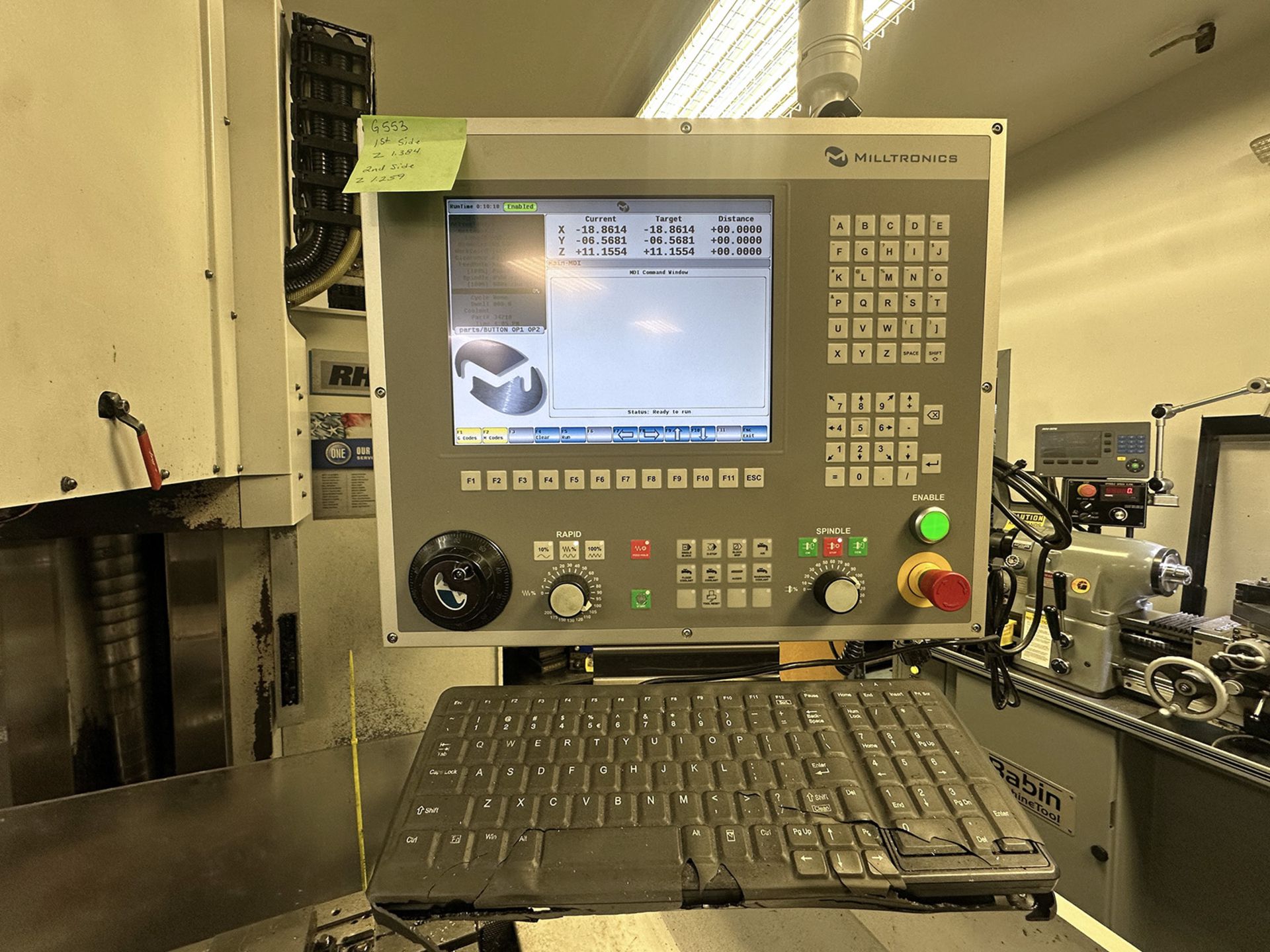 Milltronics RH20 Vertical Machining Center (2015) Description Travels ...