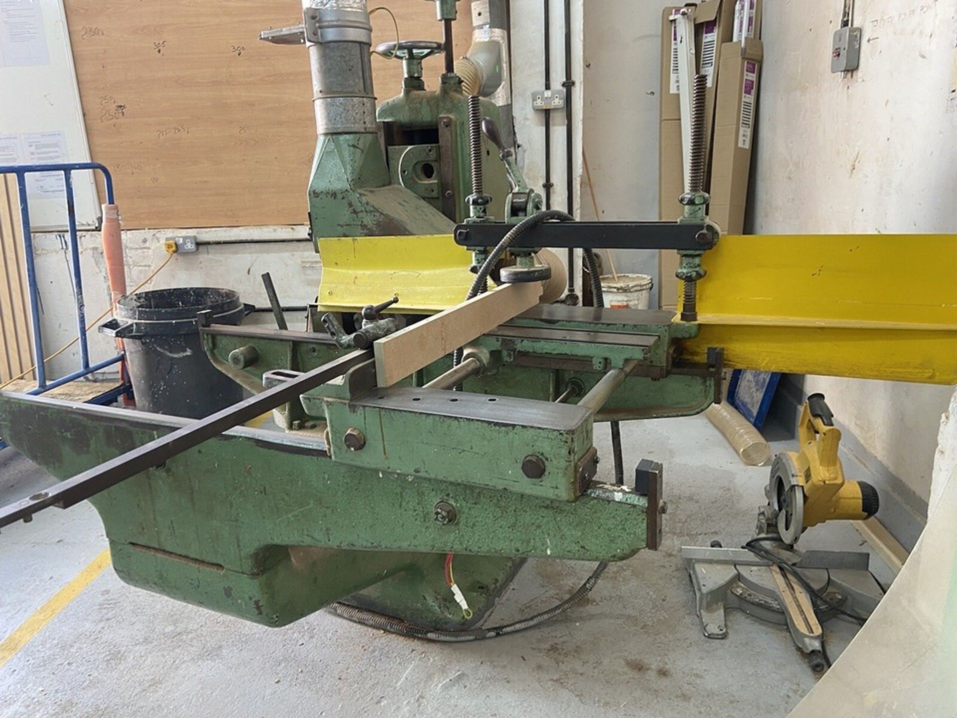 Wadkin EC3 Head Tenoner Modern Tenon & Scribe Blocks Wadkin EC 3 head ...