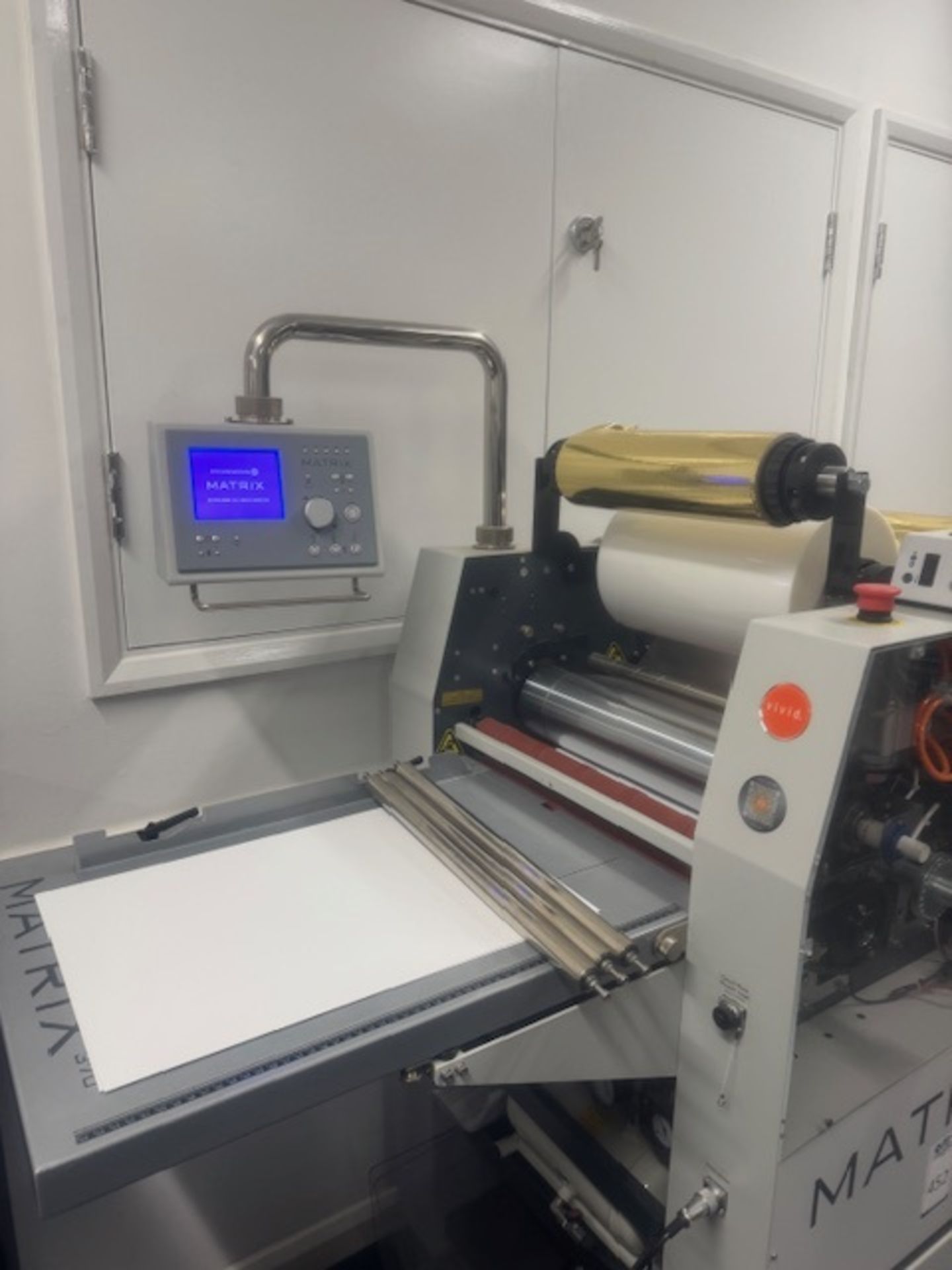 Matrix MX-370P Pneumatic Semi-Automatic Laminator, Serial Number ...