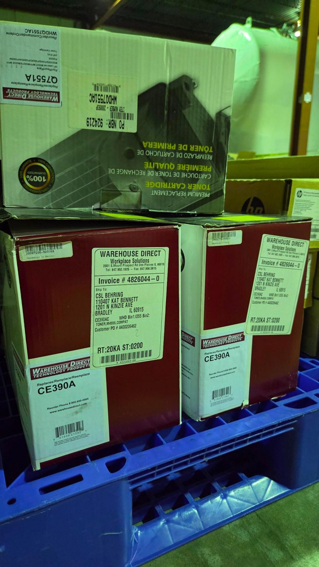 HP/ WAREHOUSE DIRECT/ BRADY INK CARTRIDGES AND TONERS & COATED PAPER HP ...