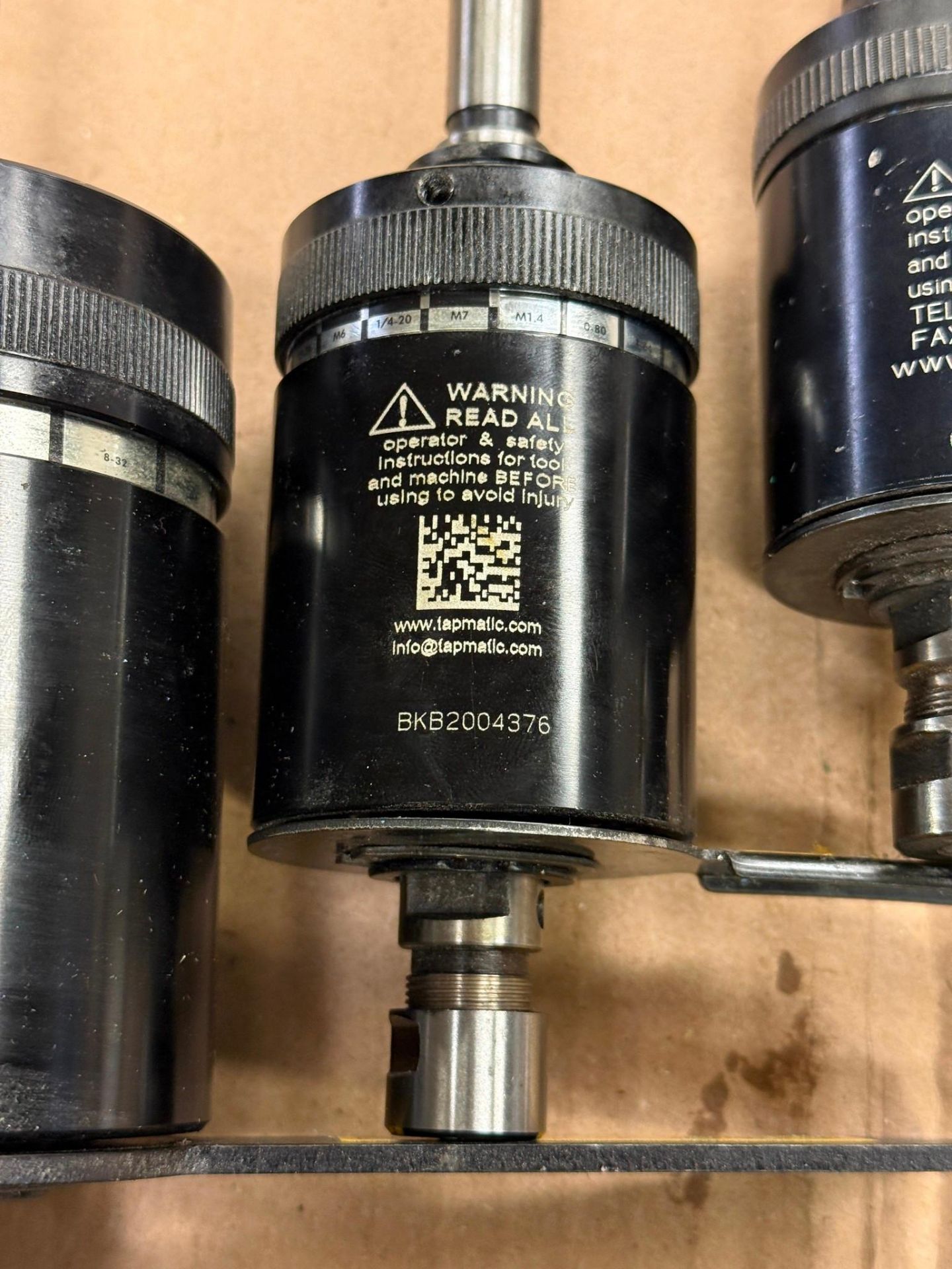 STAGED SET OF 3 JACOBS #33JT TAPMATIC REVERSABLE TAPPING ATTACHMENTS ...