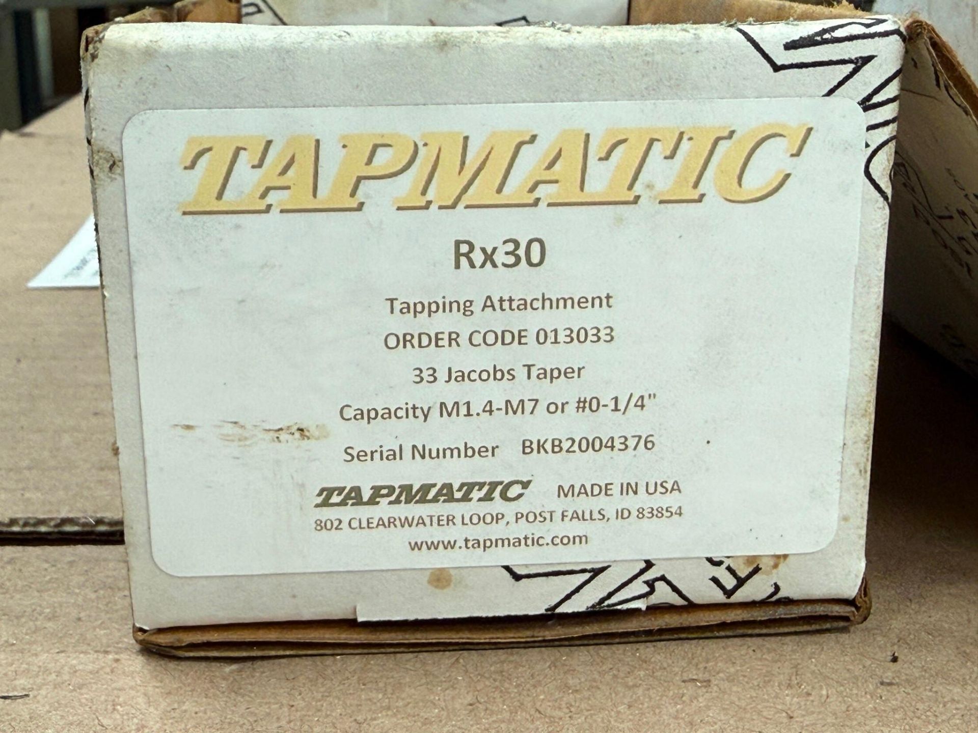 STAGED SET OF 3 JACOBS #33JT TAPMATIC REVERSABLE TAPPING ATTACHMENTS ...