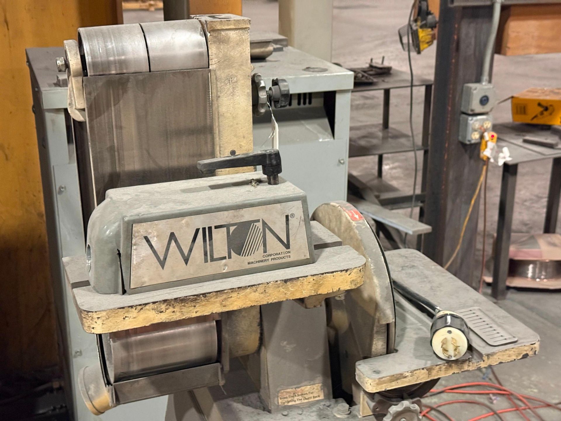 WILTON (JET) 4202A COMBINATION BELT AND DISC SANDER (FOR PARTS ONLY) SN ...