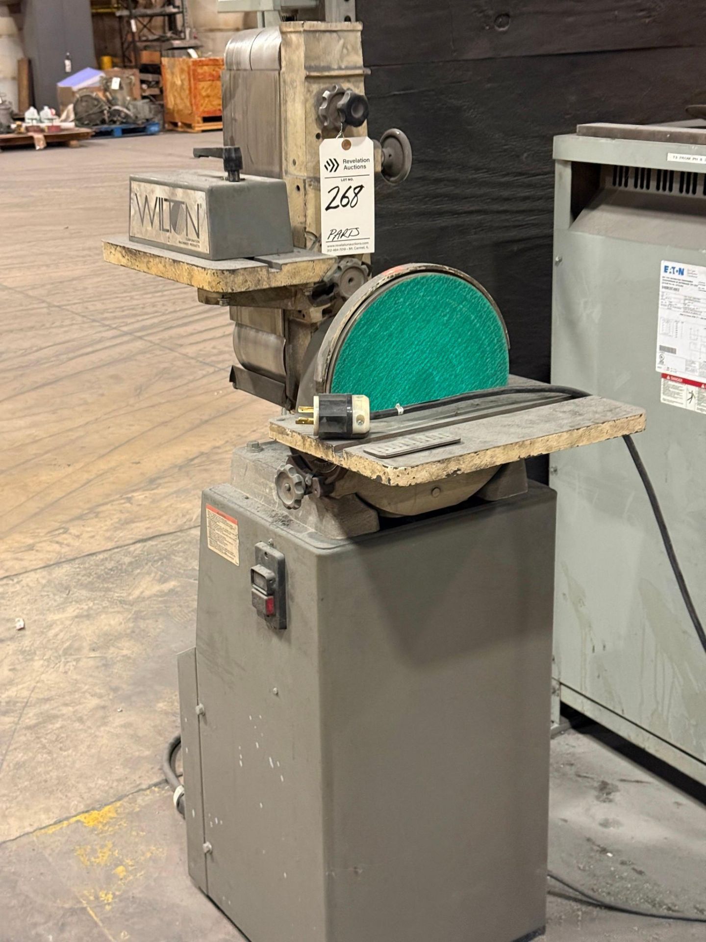 WILTON (JET) 4202A COMBINATION BELT AND DISC SANDER (FOR PARTS ONLY) SN ...