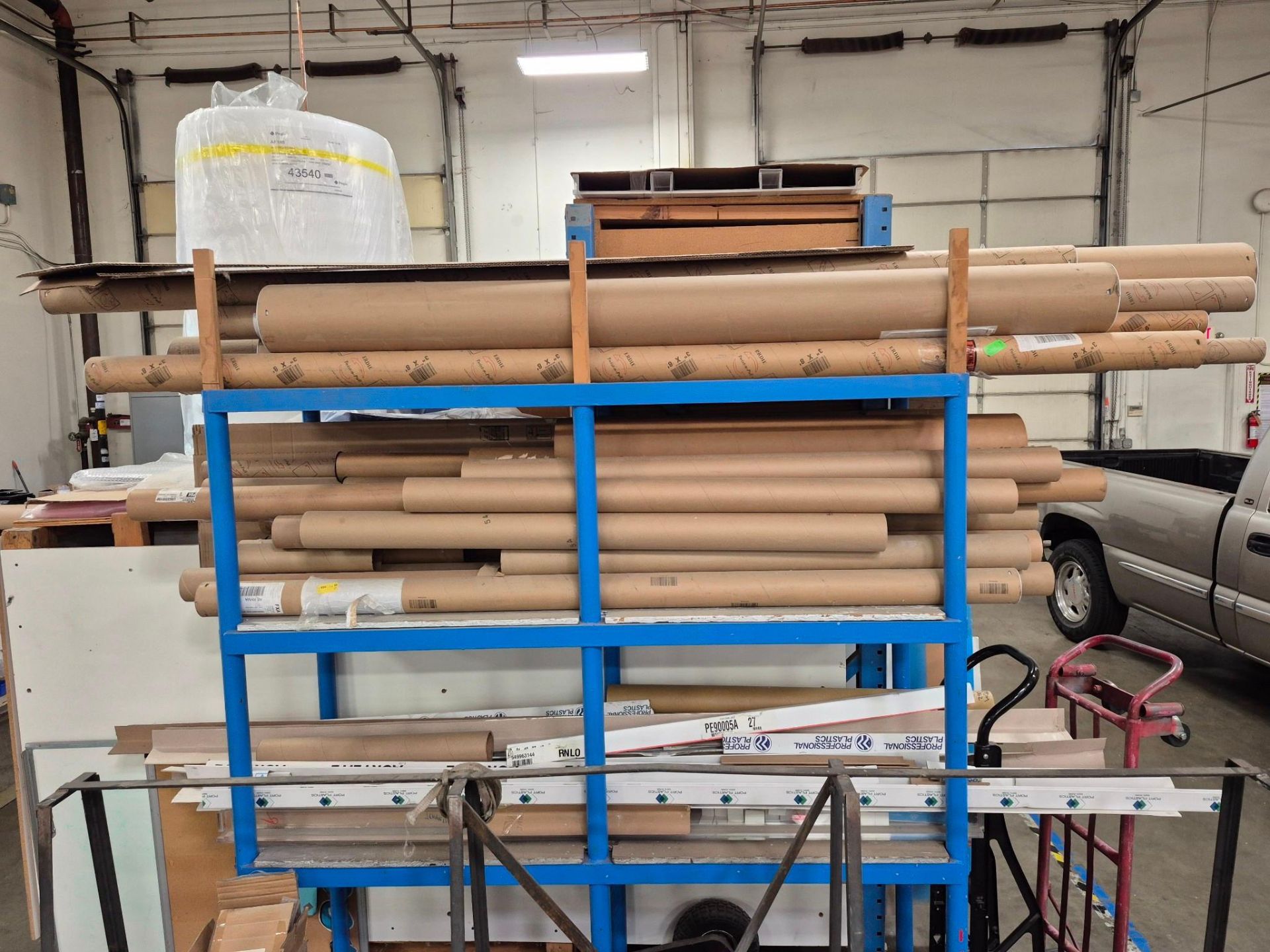 VERTICAL SHEET MATERIAL STORAGE RACK, MULTI-BAY SUBSTRATE ORGANIZER ...