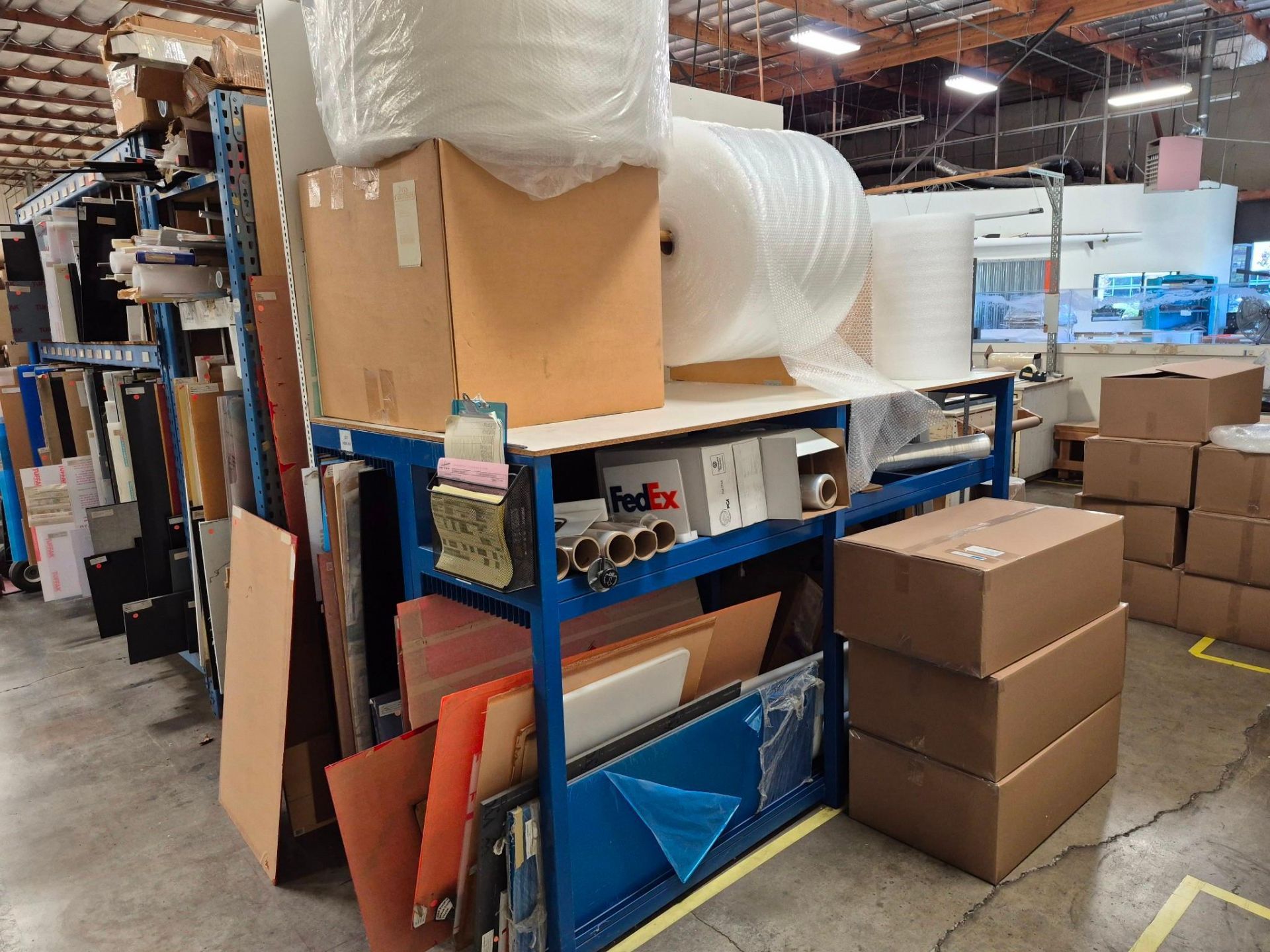 VERTICAL SHEET MATERIAL STORAGE RACK, MULTI-BAY SUBSTRATE ORGANIZER ...