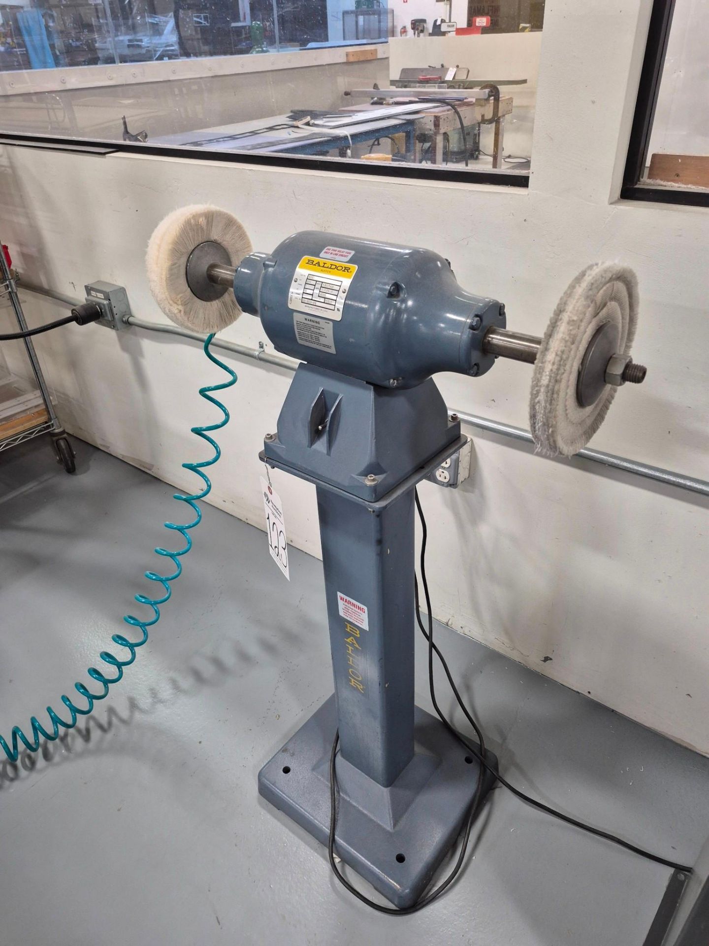 BALDOR INDUSTRIAL 333B 8" BUFFER - 3/4 HP, 3600 RPM, 115/230V, 1PH WITH ...