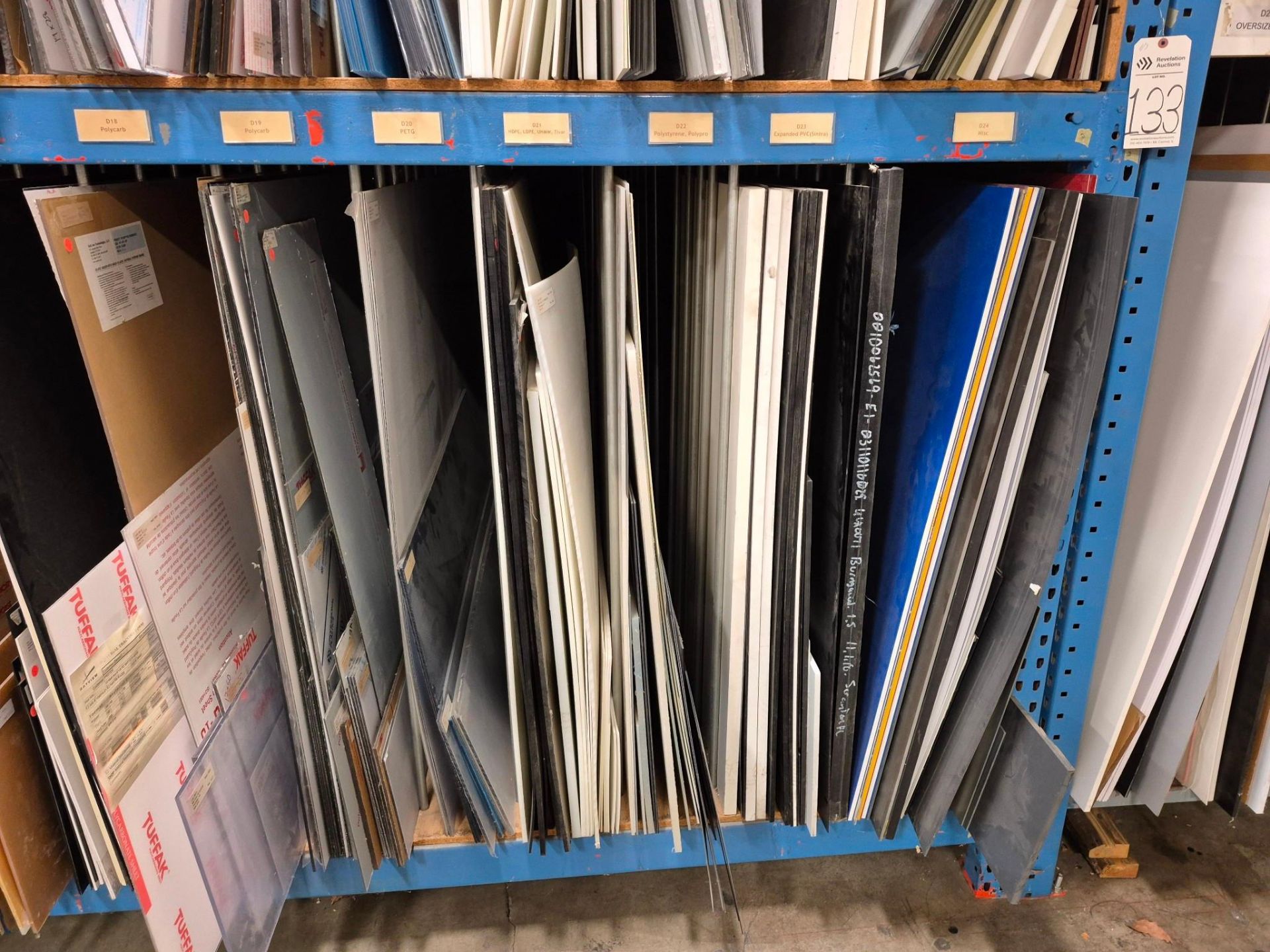 VERTICAL SHEET MATERIAL STORAGE RACK, MULTI-BAY SUBSTRATE ORGANIZER ...