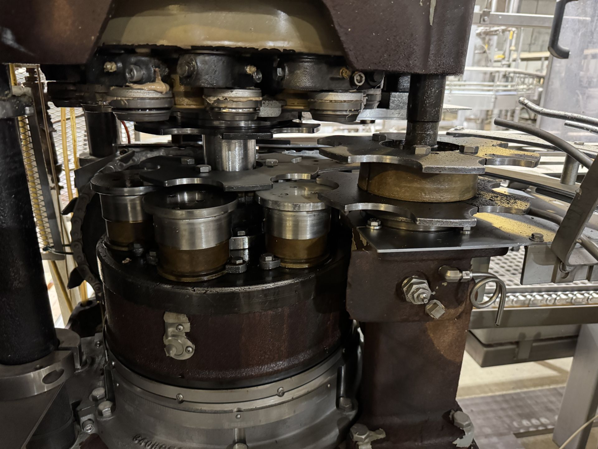 Angelus Sanitary Can Seamer, model 61H, 300x407 can, turret steam flow ...