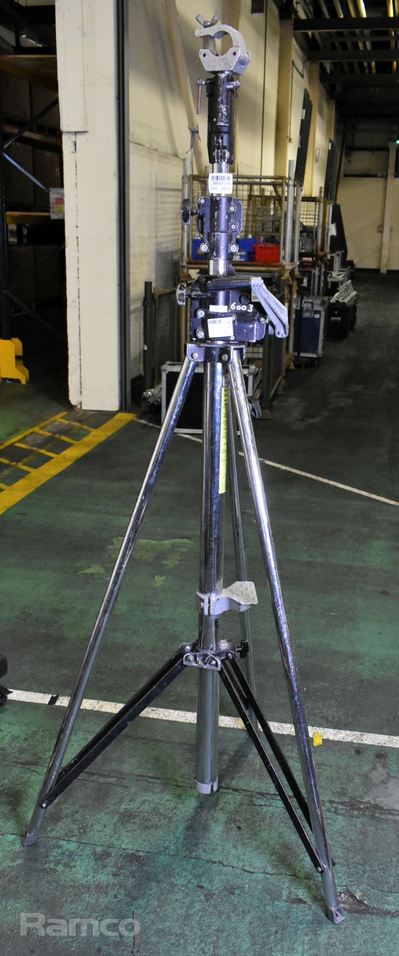Manfrotto 087NW wind up lighting tripod - load capacity: 30kg - max ...