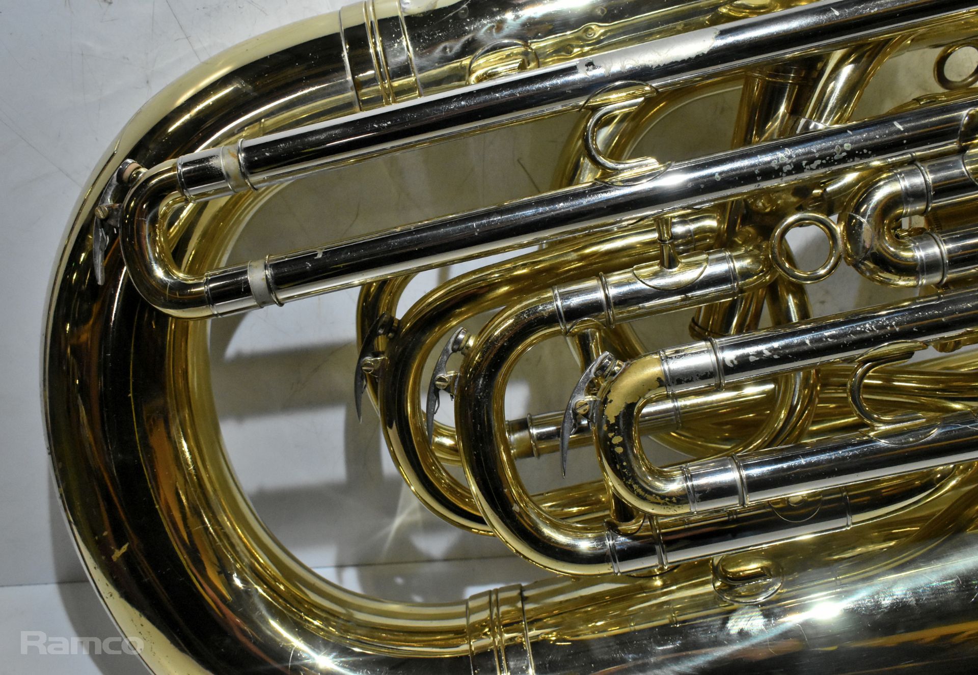 Besson Sovereign BE982 tuba in hard storage case - Serial No: 904354