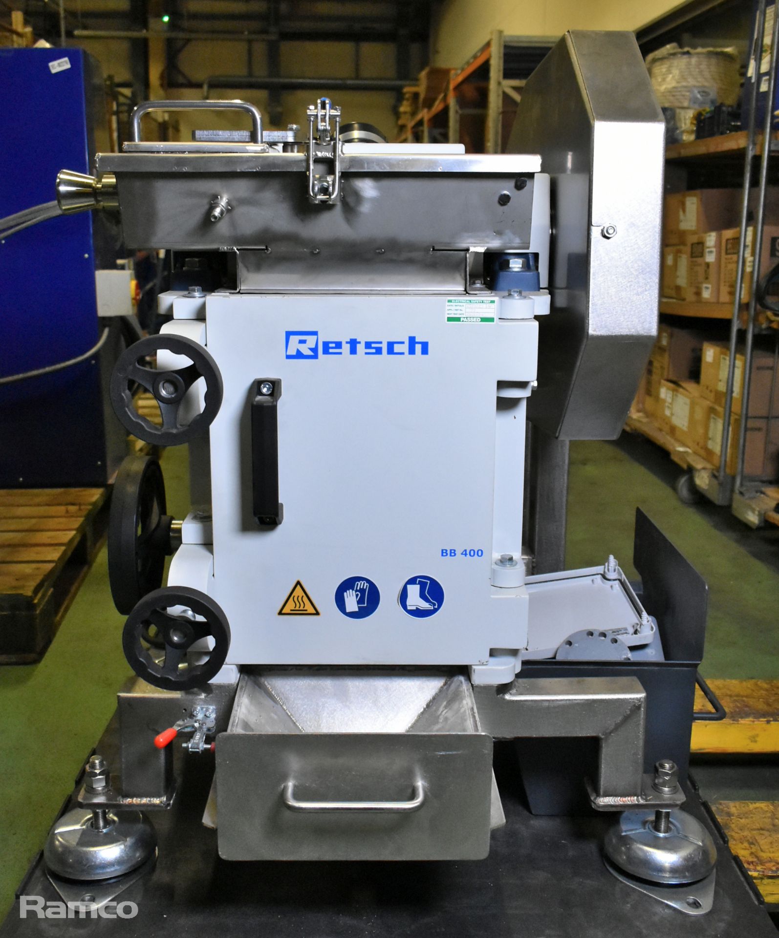 Retsch GmbH BB 400 Mn/geH jaw crusher - Serial No: 1221200427F - Year ...