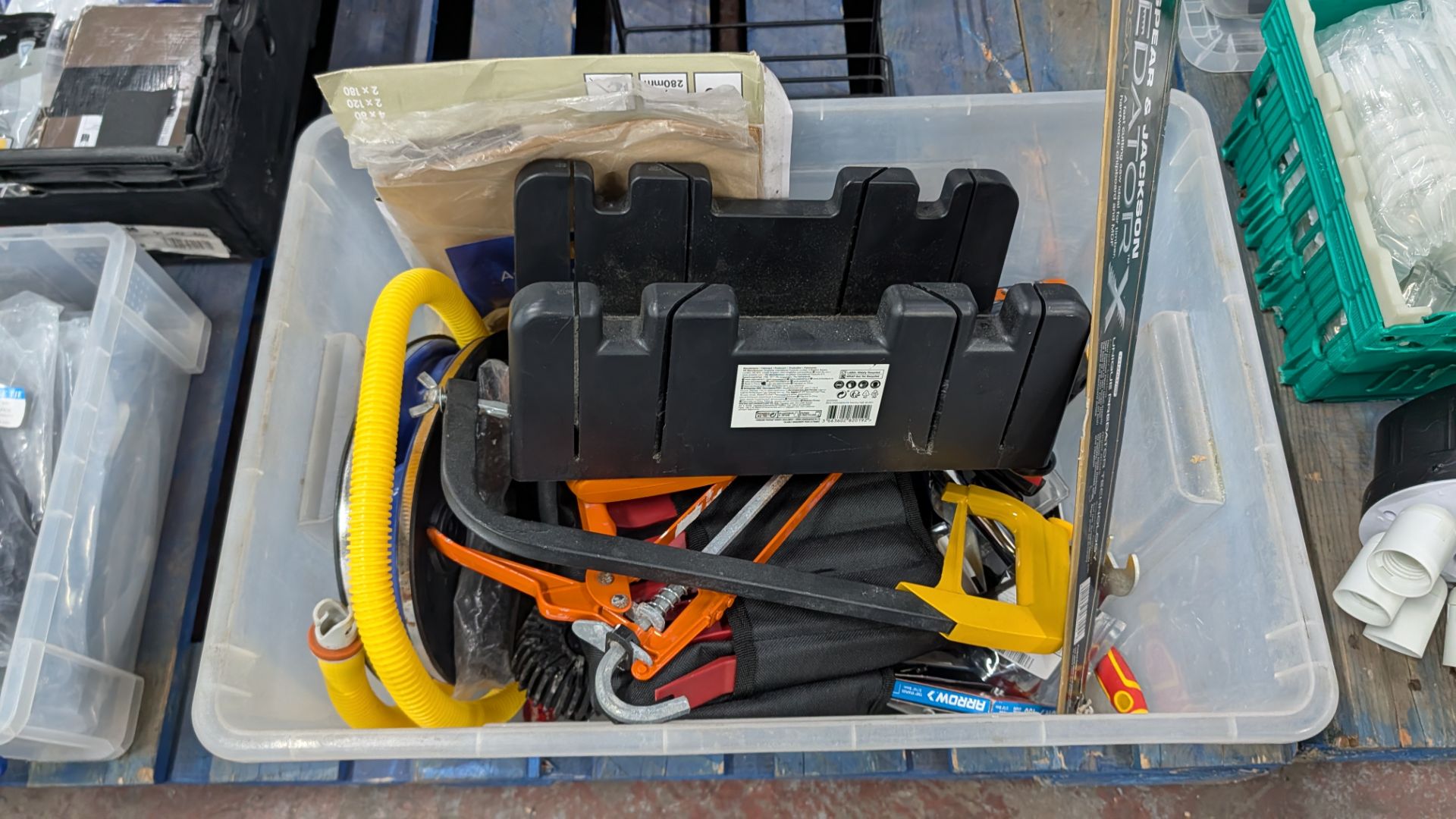 The contents of a Pallet of Assorted Hardware Consumables, Tools ...