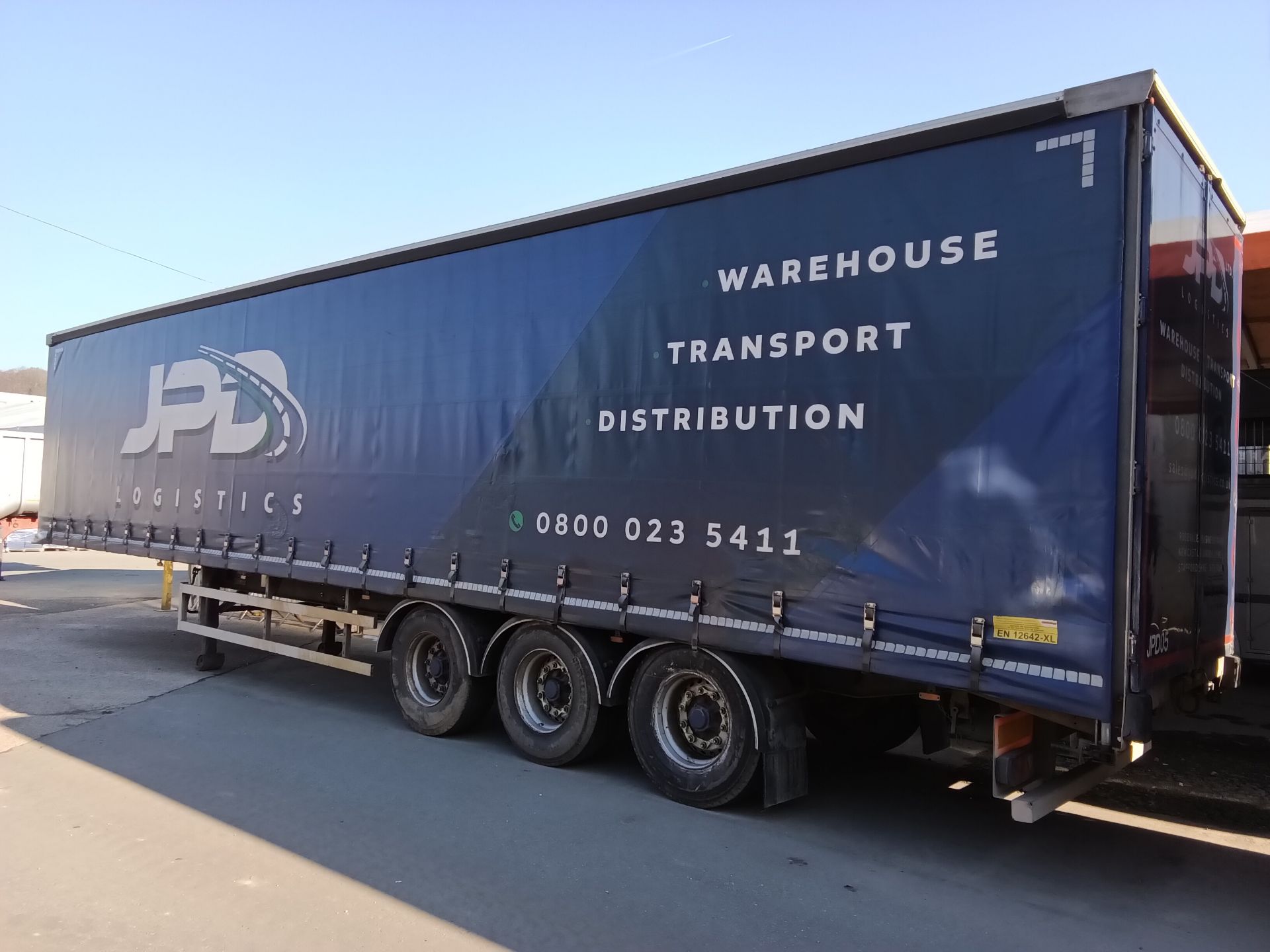 SDC Tri-Axle Curtain Sided Semi Trailer, ID no. C244661, year 2007 ...