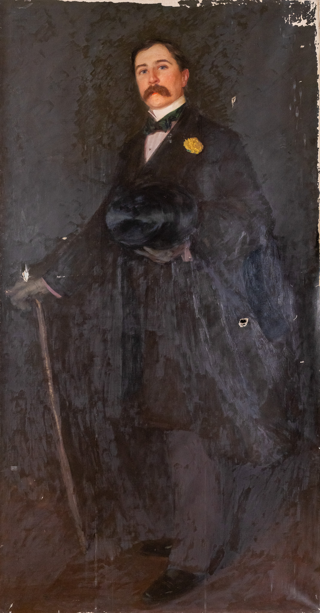 Circle of John Singer Sargent, c. 1890 A Portrait of a dandy Oil on ...