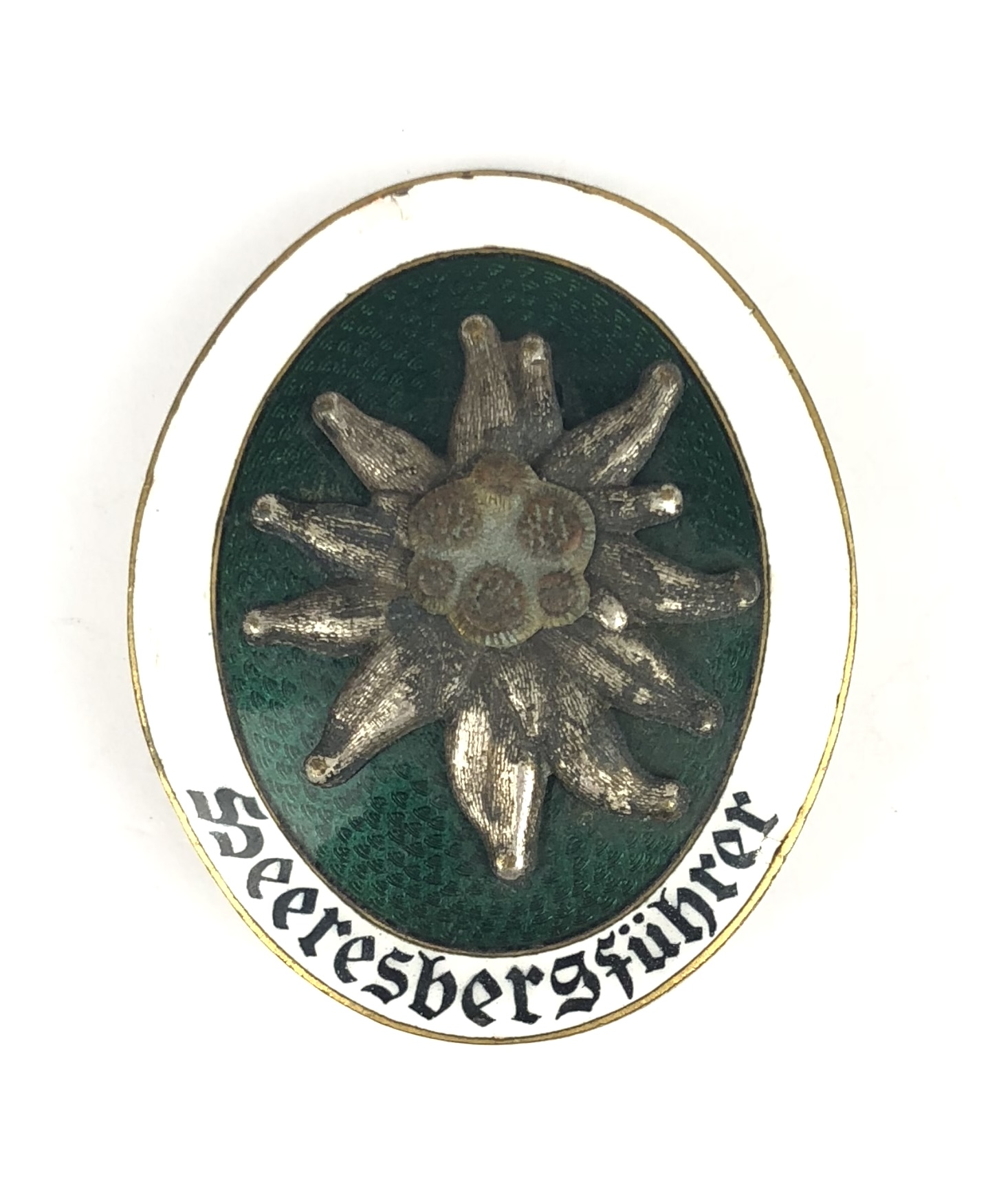 German Third Reich Army mountain guide / Heeresbergfuhrer breast badge ...