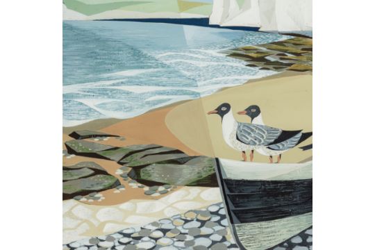§ Stuart McCrorie (British, 1926-2017) The Beach signed and titled ...