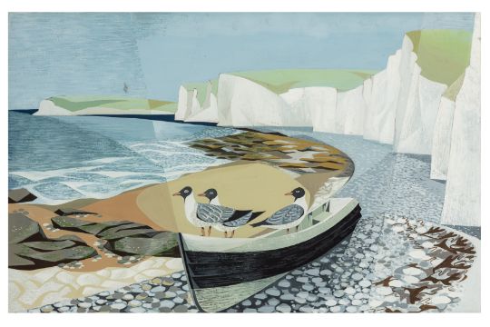 § Stuart McCrorie (British, 1926-2017) The Beach signed and titled ...