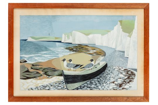§ Stuart McCrorie (British, 1926-2017) The Beach signed and titled ...