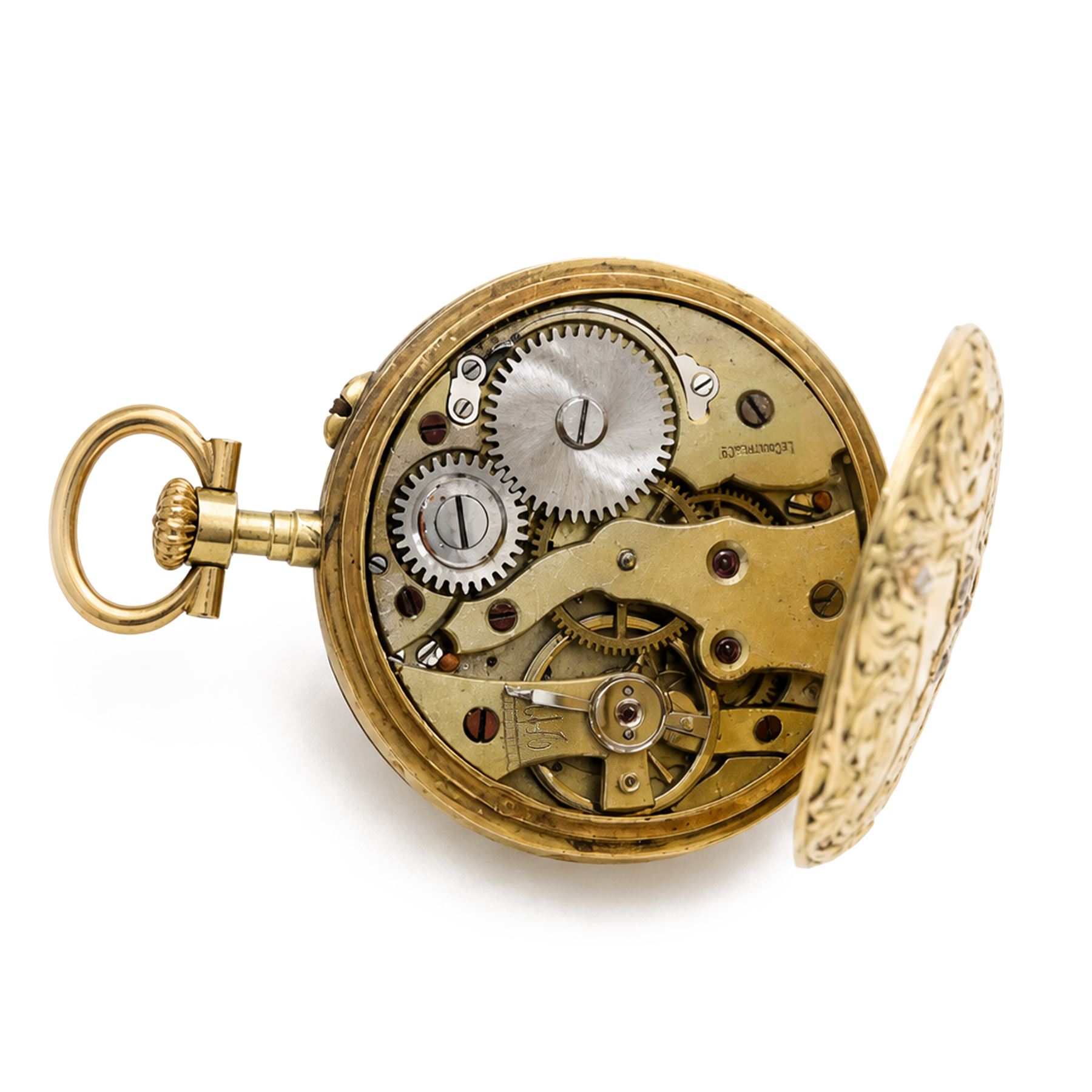 French 19th / early 20th century 18ct gold ladies cylinder fob watch ...