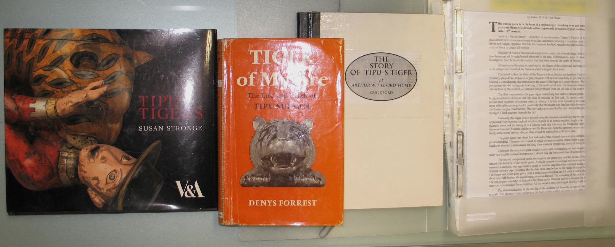 [AUTOMATA] TIPU's TIGER. A.W.J.G. O-H. consulted on the restoration of ...