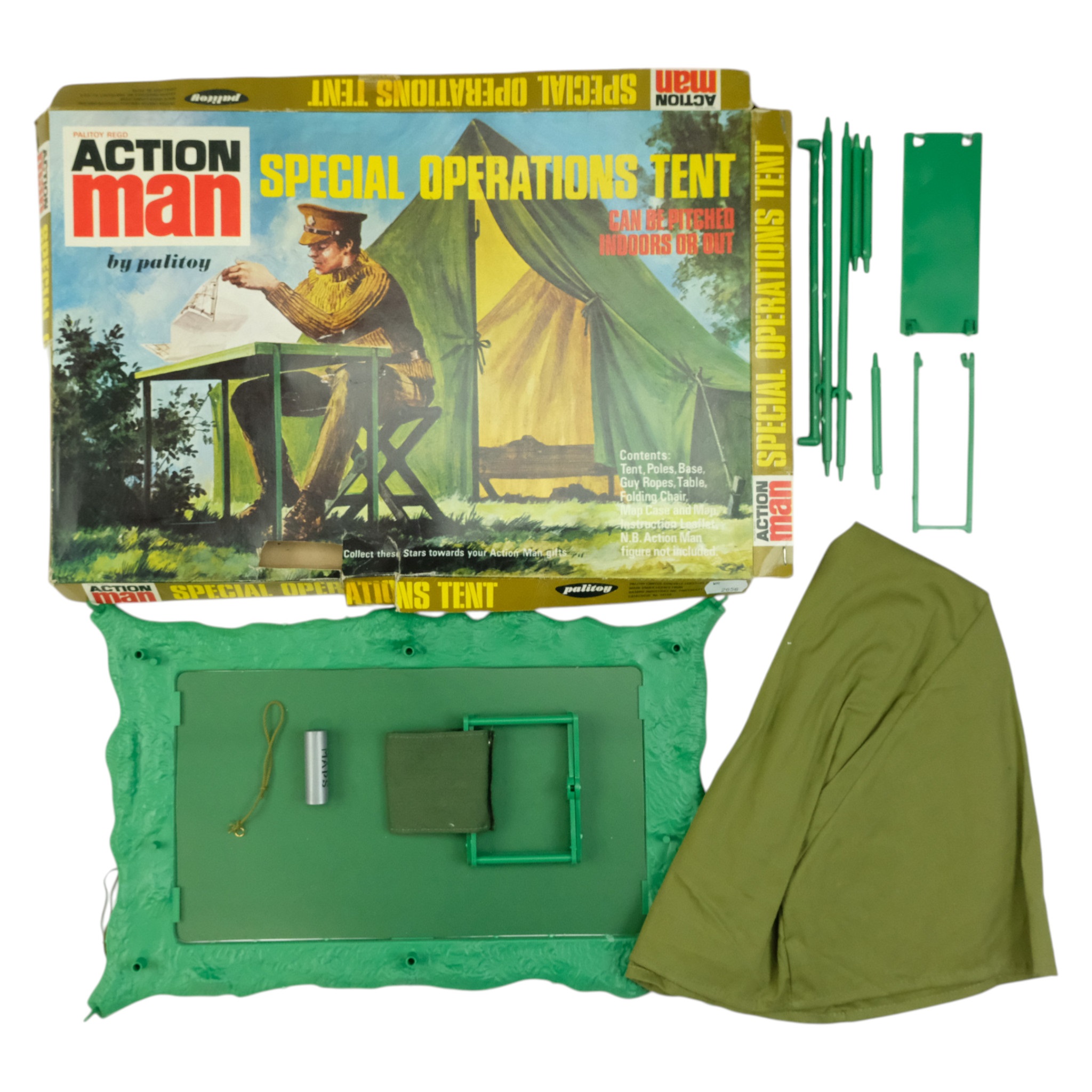 A 1970s boxed Palitoy Action Man "Special Operations Tent"